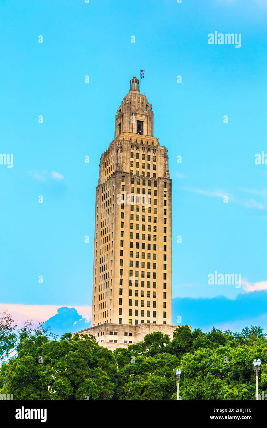 Baton Rouge, Louisiana - State Capitol building Stock Photo - Alamy