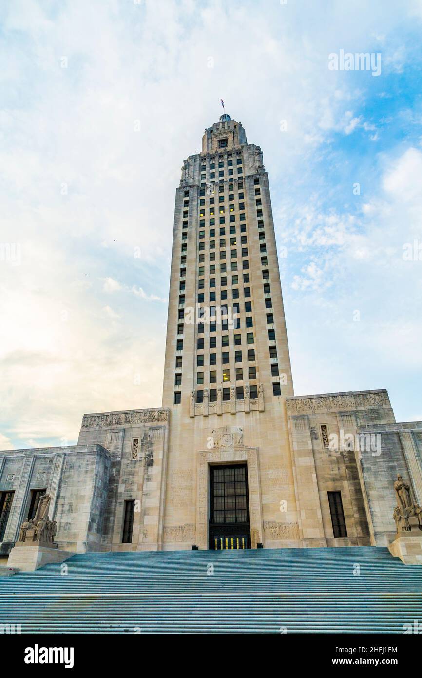 Baton Rouge, Louisiana - State Capitol building Stock Photo - Alamy