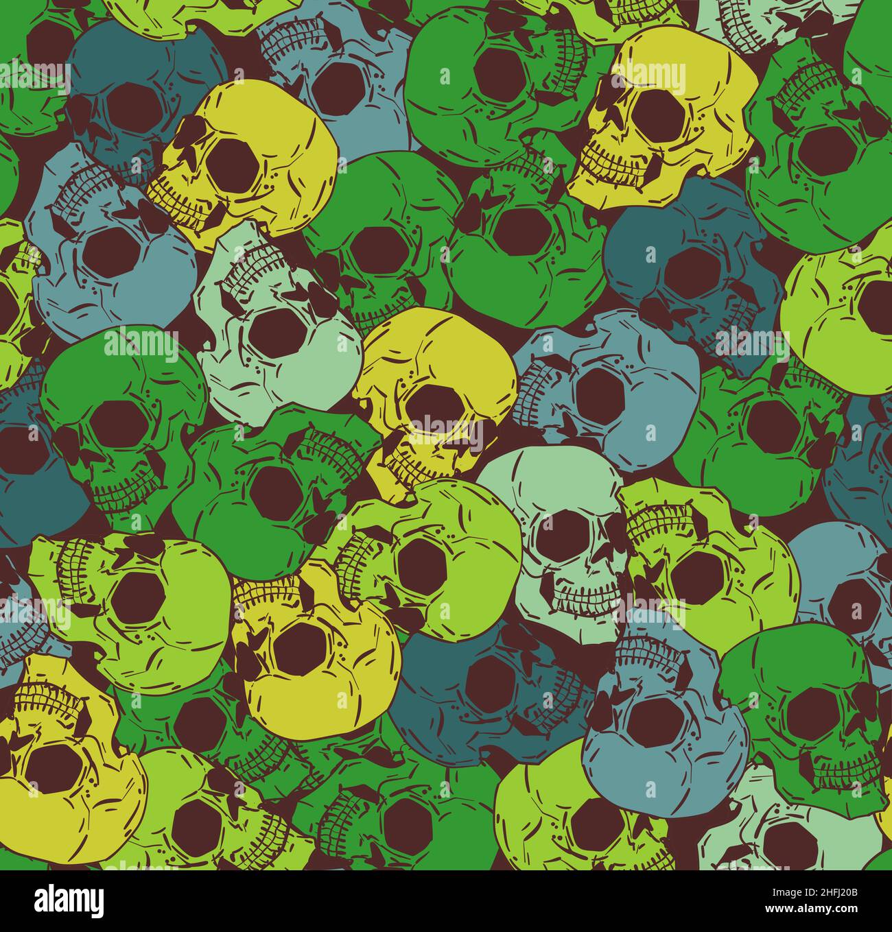 Pixel skulls Stock Vector Images - Alamy