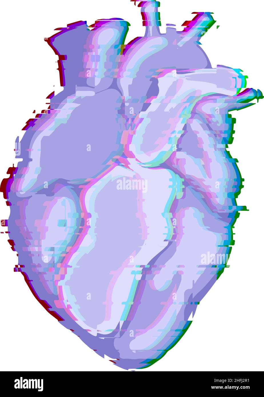 Realistic Heart Pixel Art