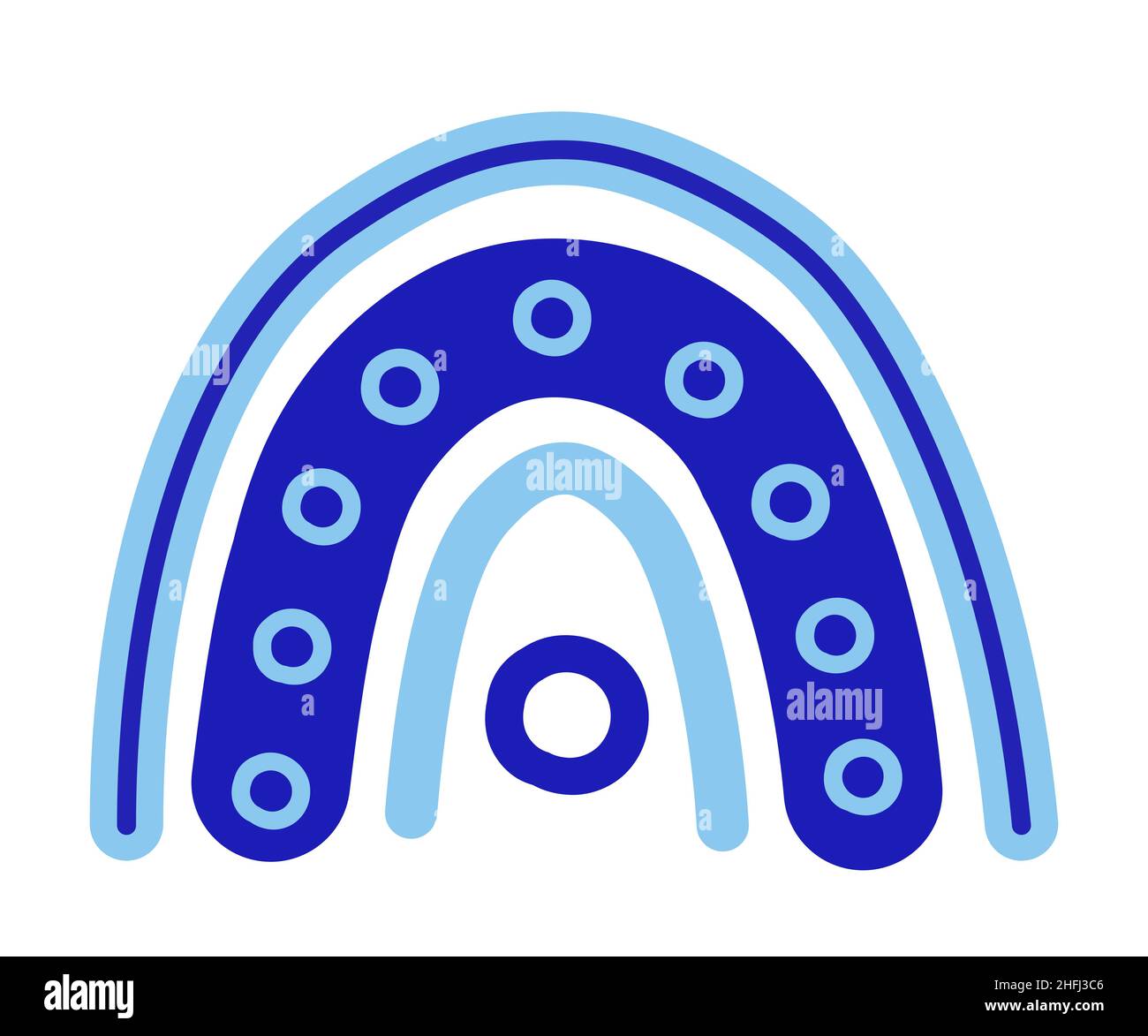 Blue rainbow hi-res stock photography and images - Alamy