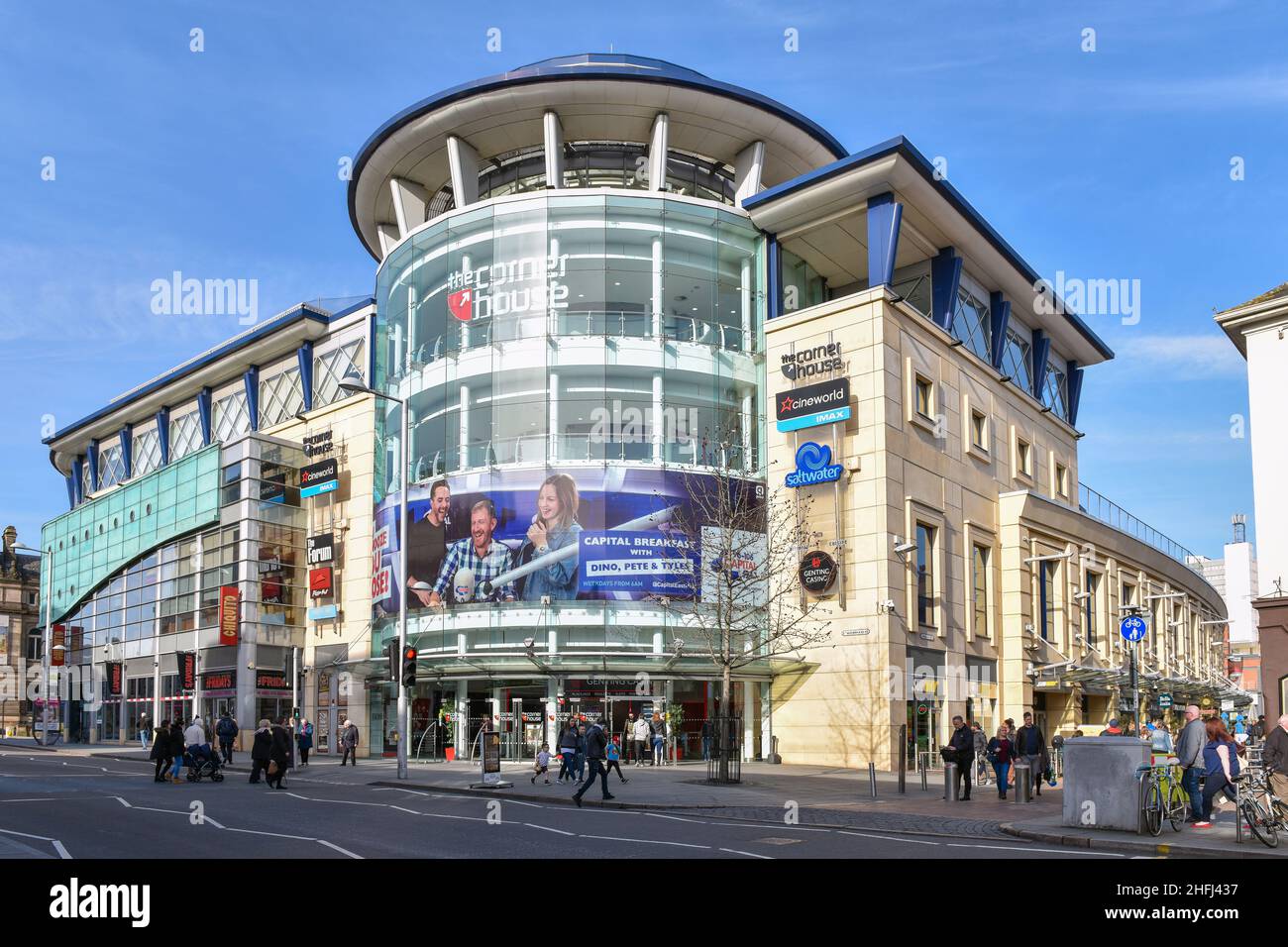 The Corner house is leisure complex with restaurantes and cinema ...