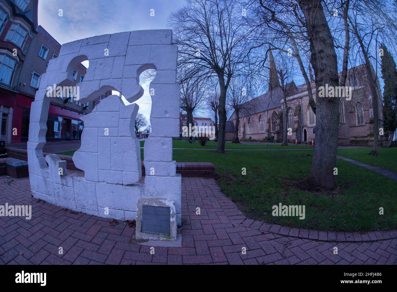 Redditch Holocaust Memorial 2005, Redditch Town Centre. Worcestershire ...