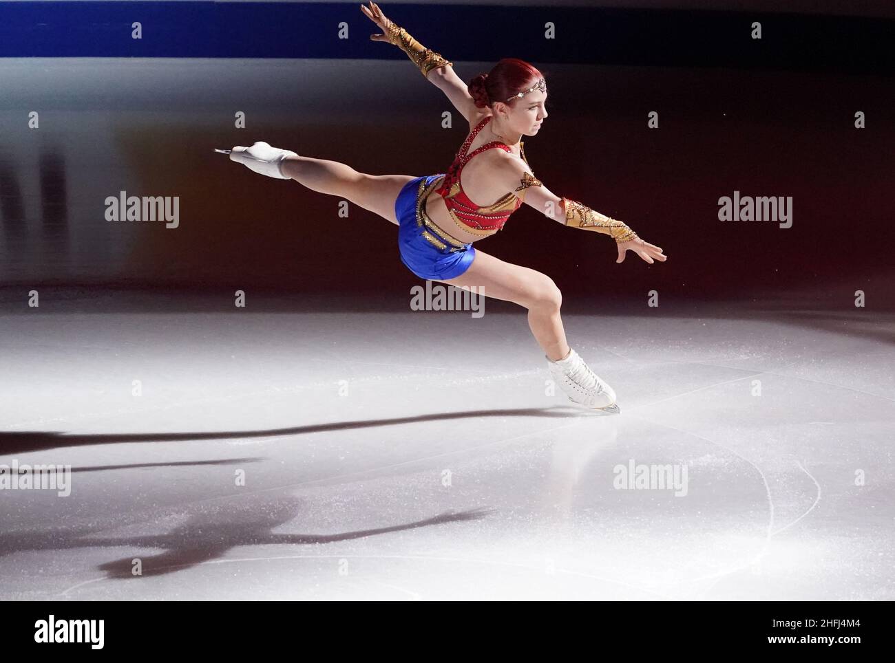 Alexandra Trusova (RUS) during ISU Gala Exhibition on January 16, 2022 ...