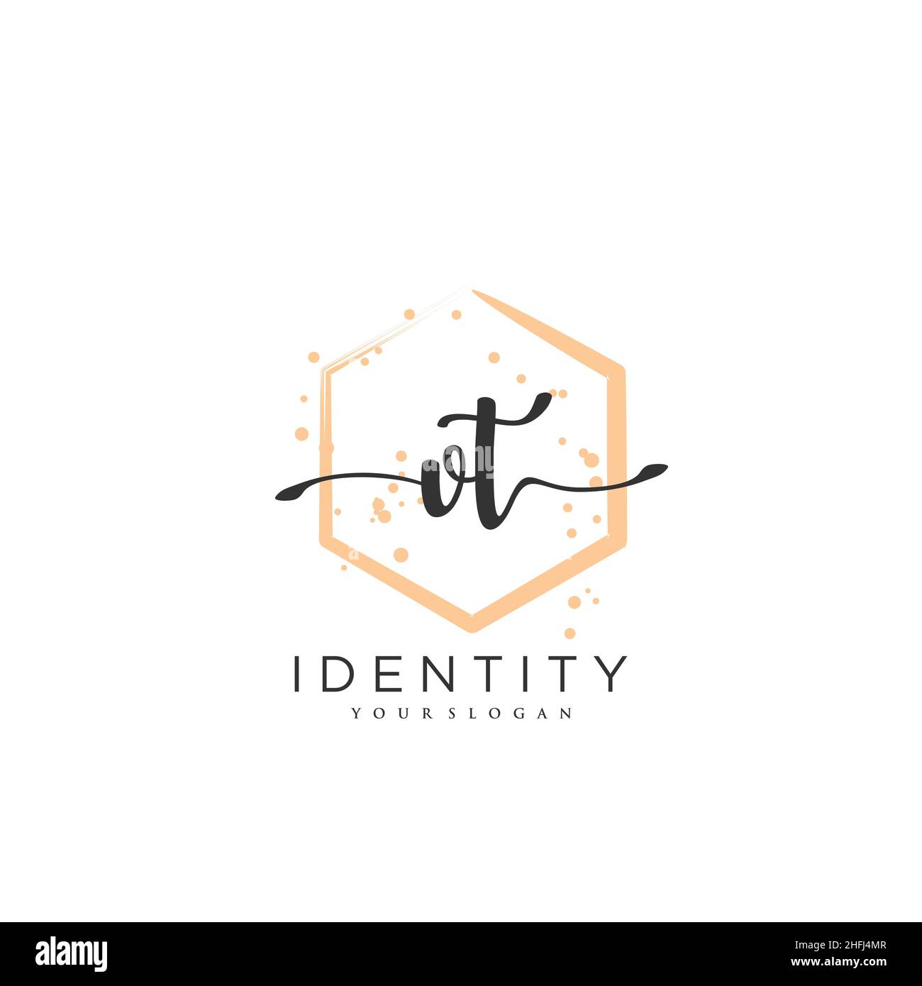 VT Handwriting logo vector art of initial signature, wedding, fashion ...