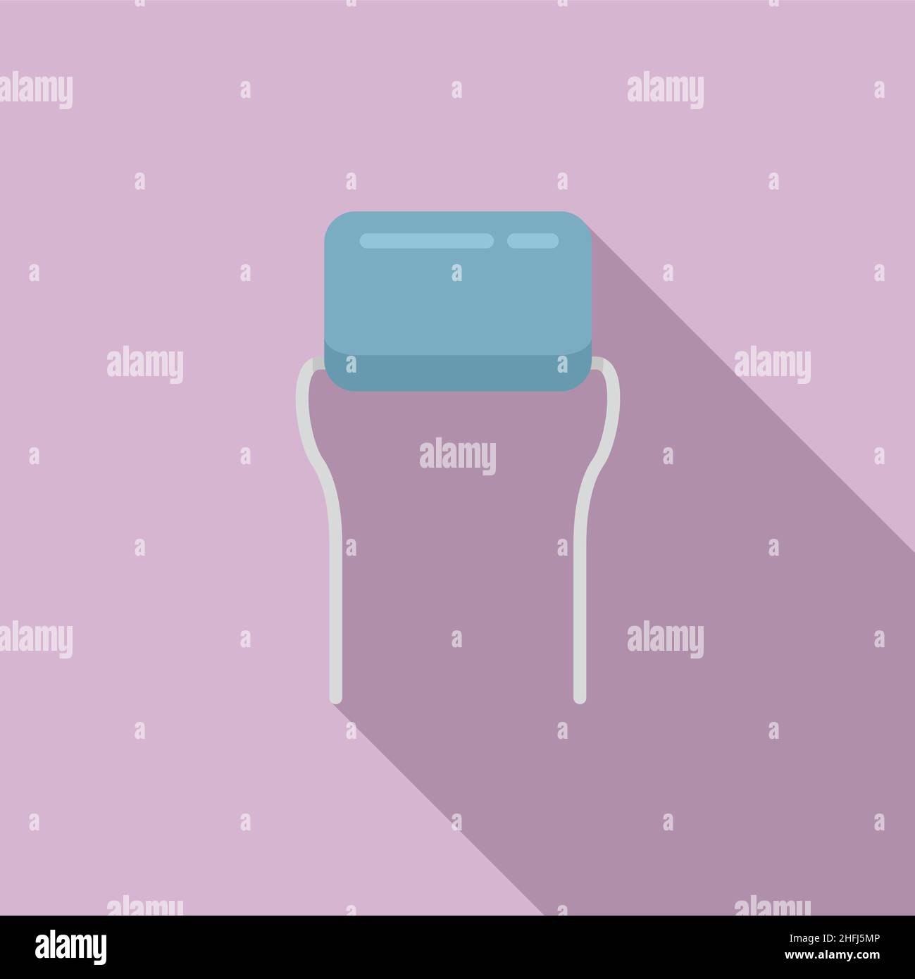 Anode diode icon flat vector. Semiconductor component. Diode power Stock Vector Image & Art - Alamy