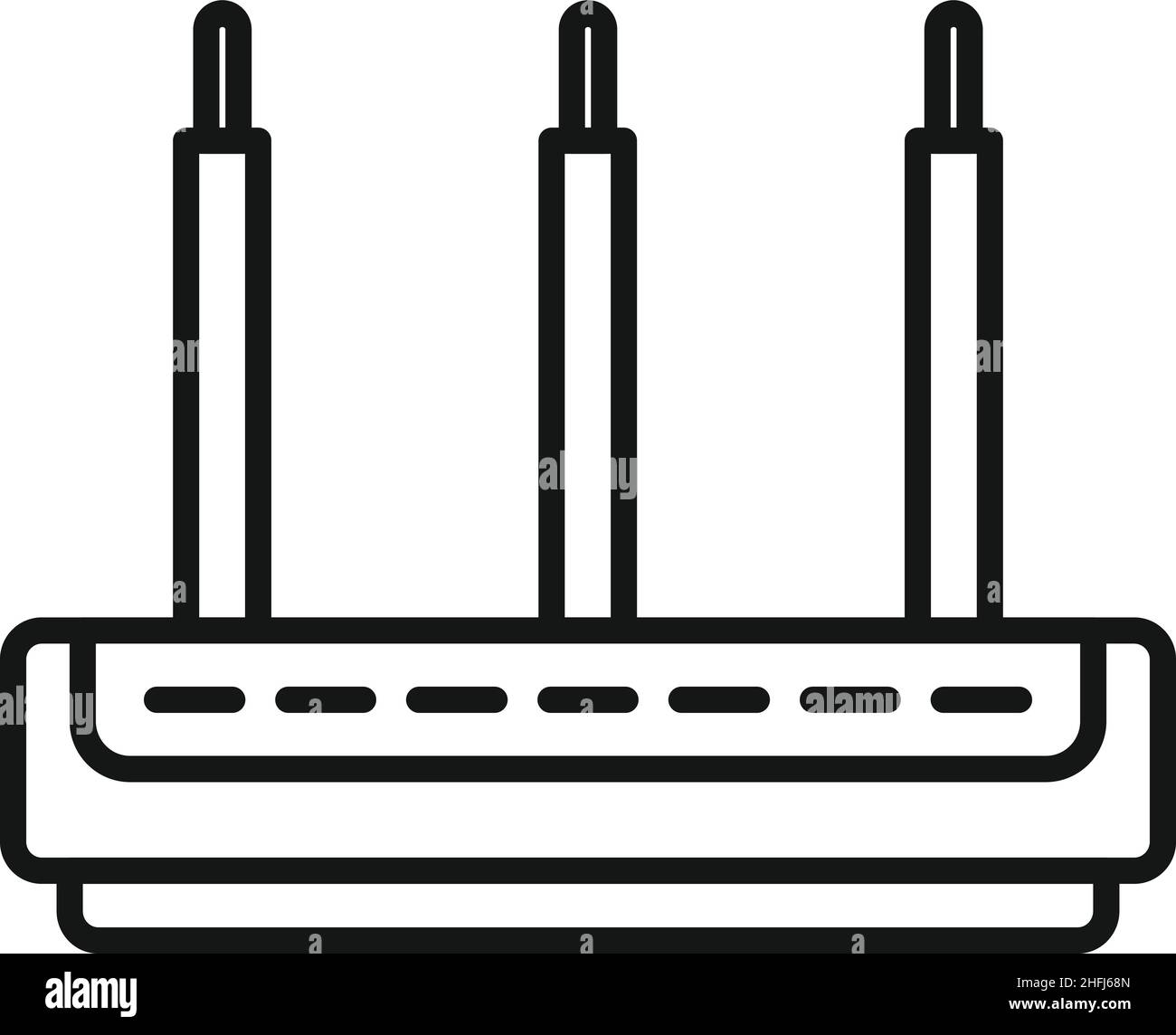 Modem icon outline vector. Wifi router. Internet switch Stock Vector ...