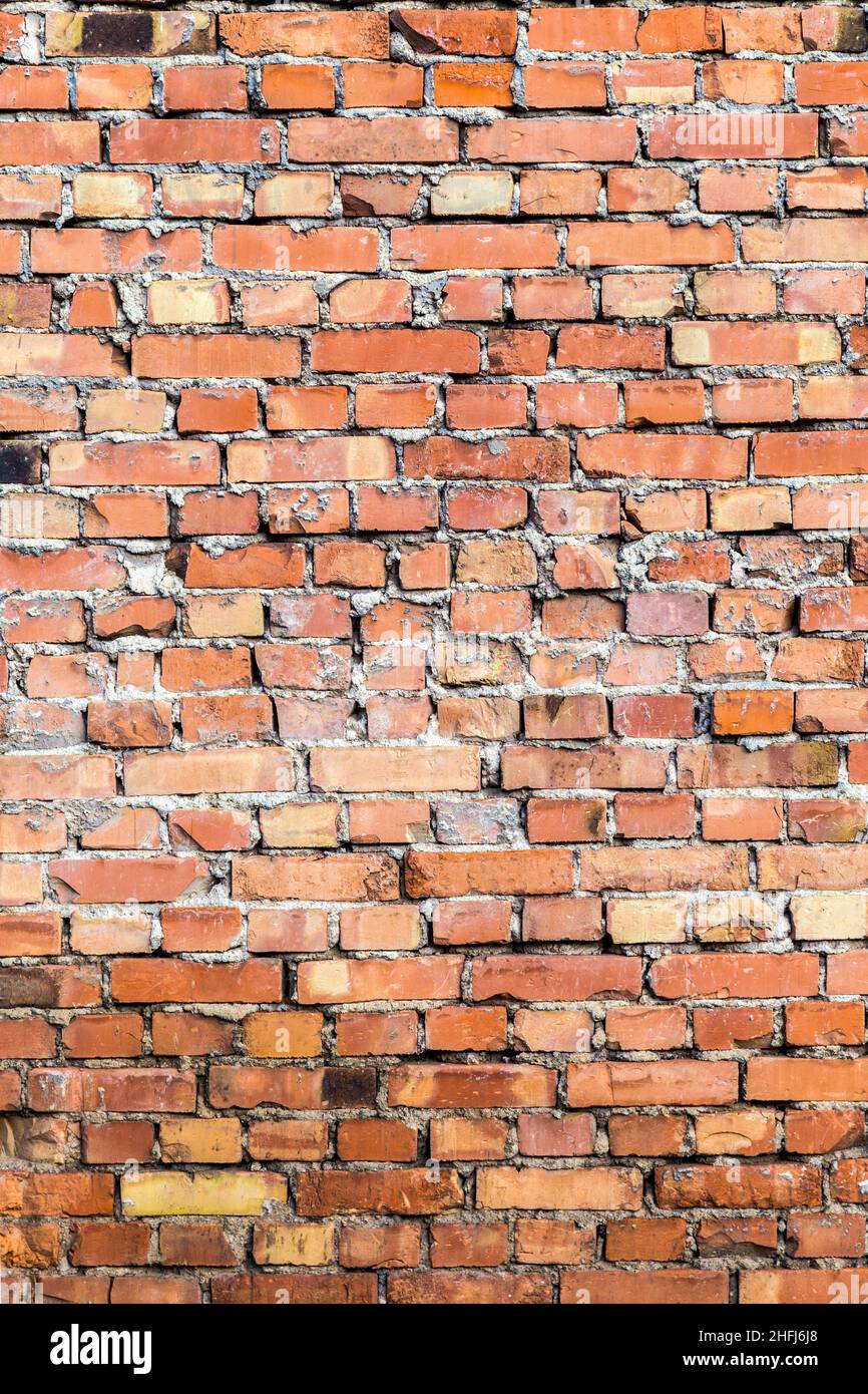 pattern of old historic brick wall im harmonic structure Stock Photo ...