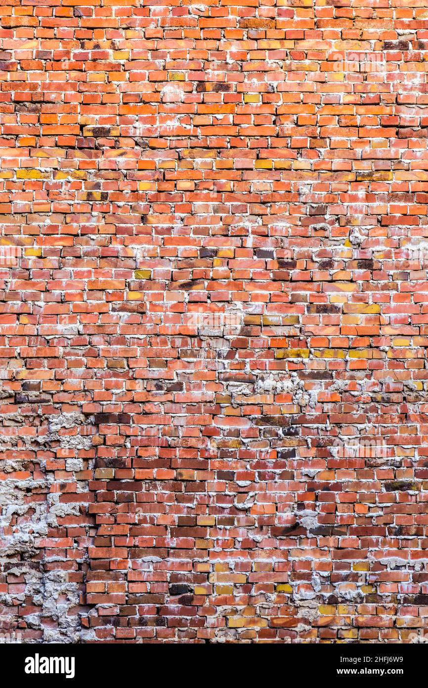 pattern of old historic brick wall im harmonic structure Stock Photo ...