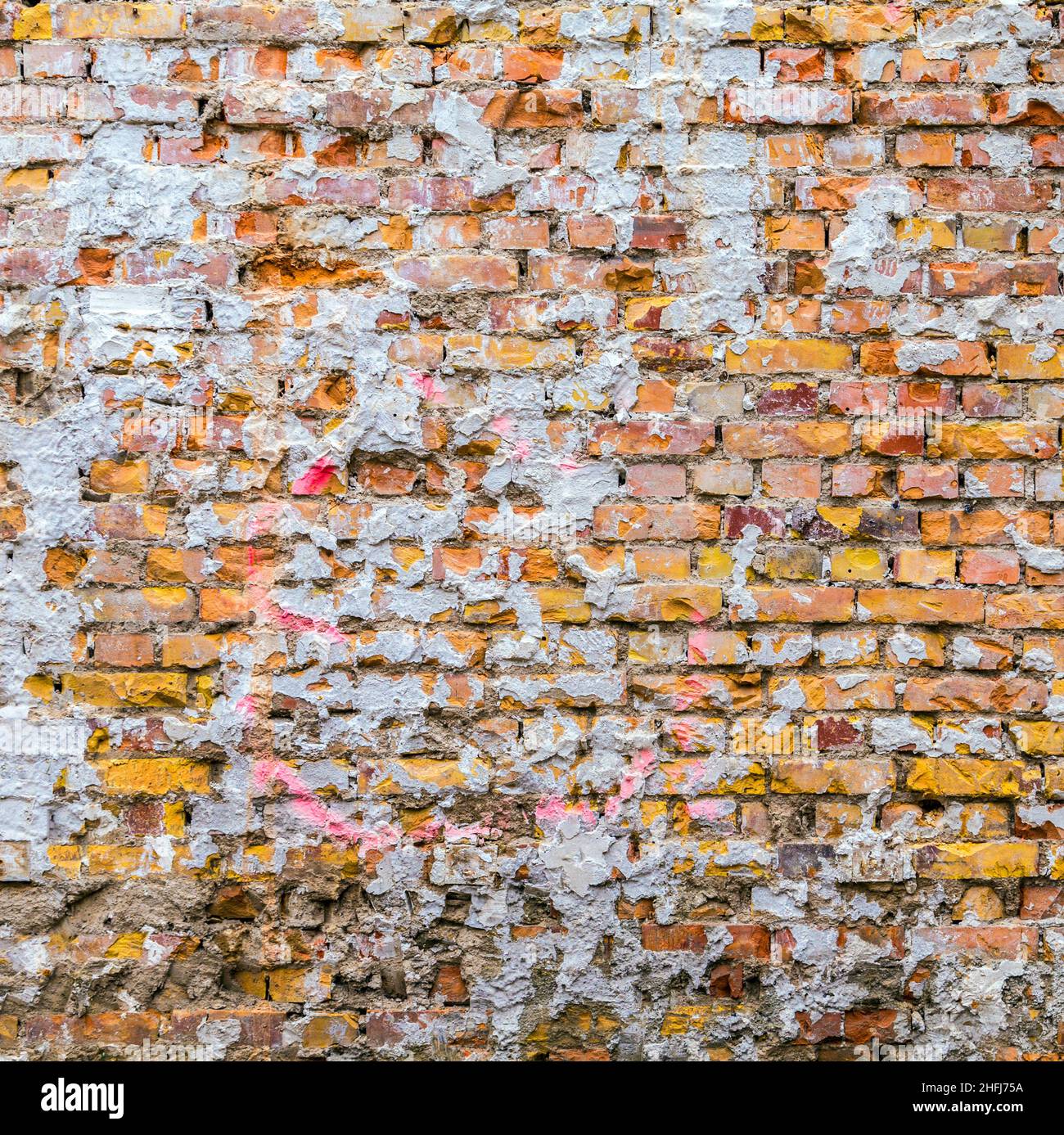 pattern of old historic brick wall im harmonic structure Stock Photo ...