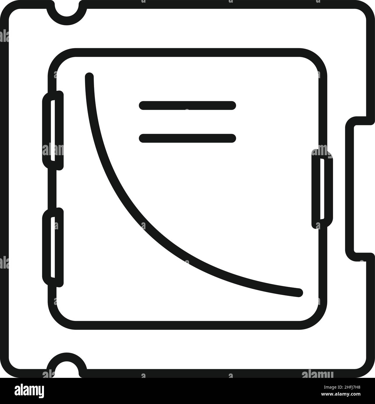 Processor cpu icon outline vector. Chip cpu. Data core Stock Vector ...