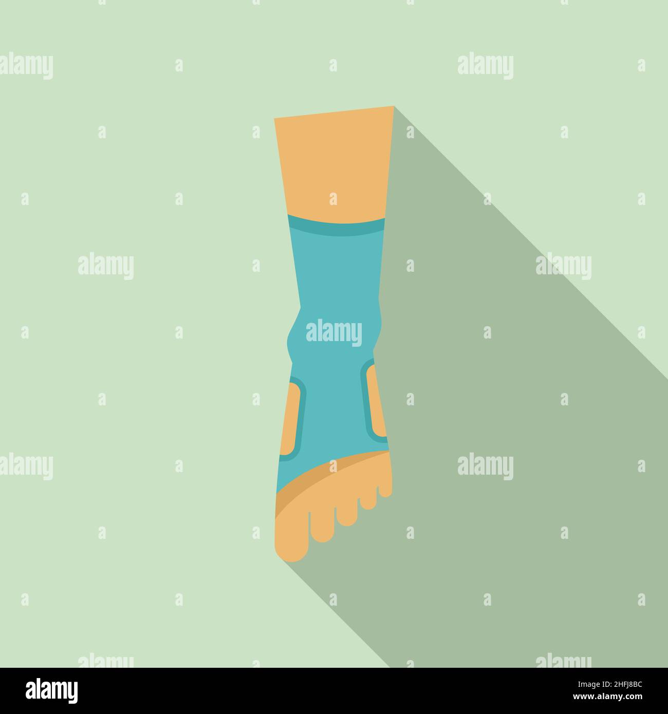 Knee leg cast Stock Vector Images - Alamy