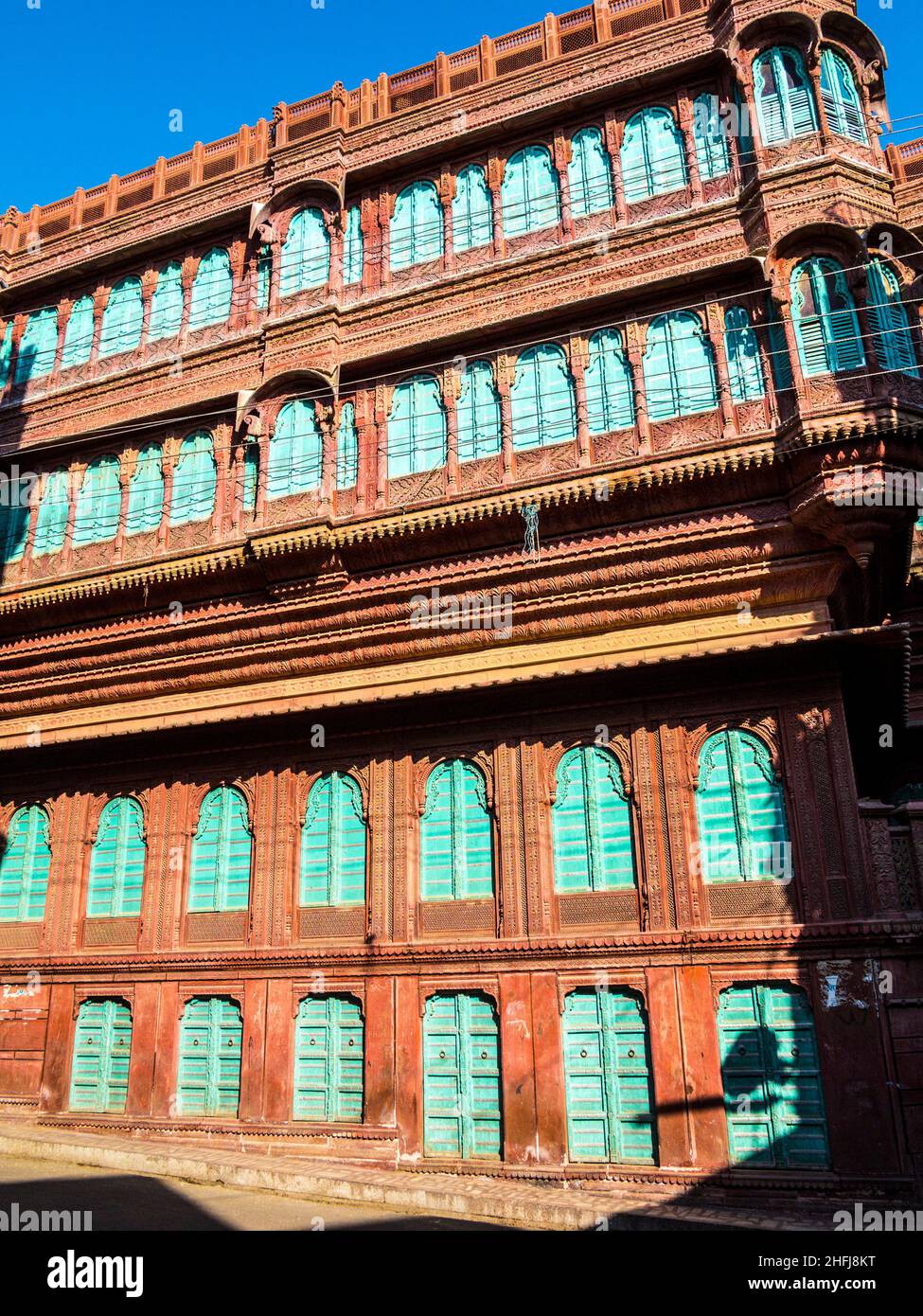 beautiful old haveli in Bikaner, Rajasthan, India Stock Photo - Alamy