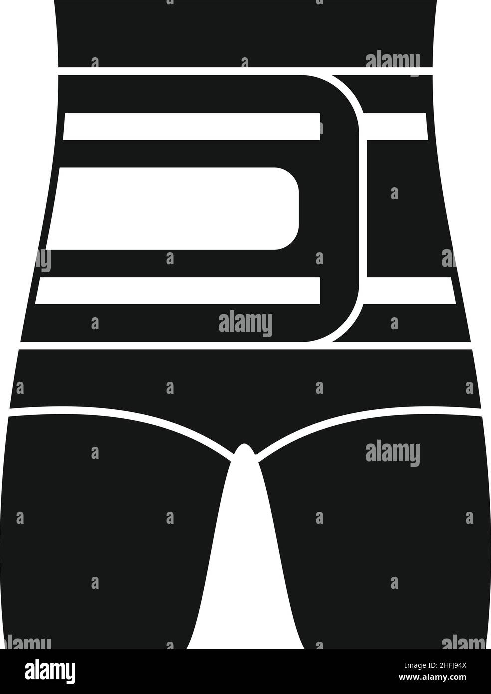 Man bandage icon simple vector. Damage body. Fracture accident Stock ...