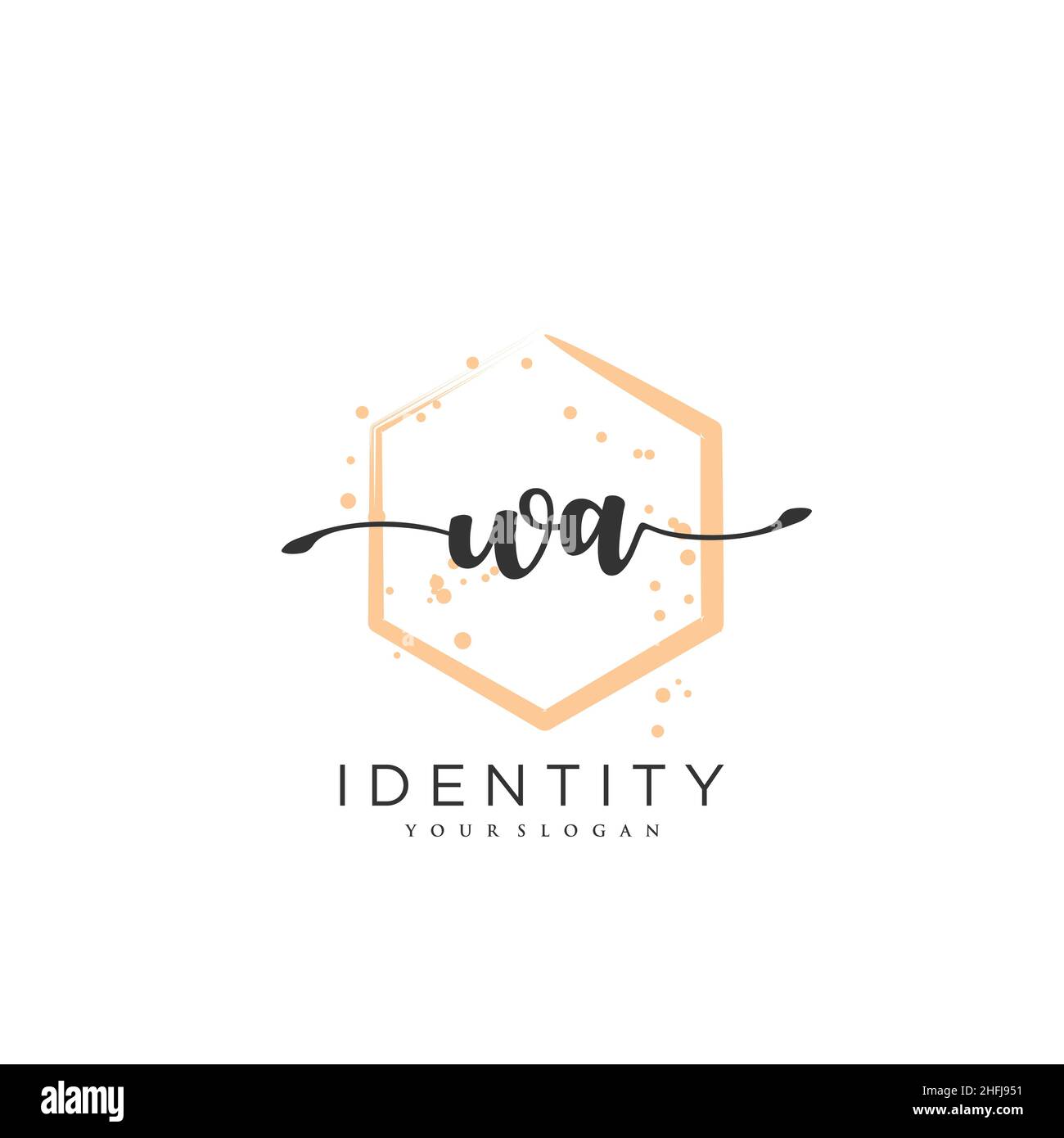 Wa signature Stock Vector Images - Alamy