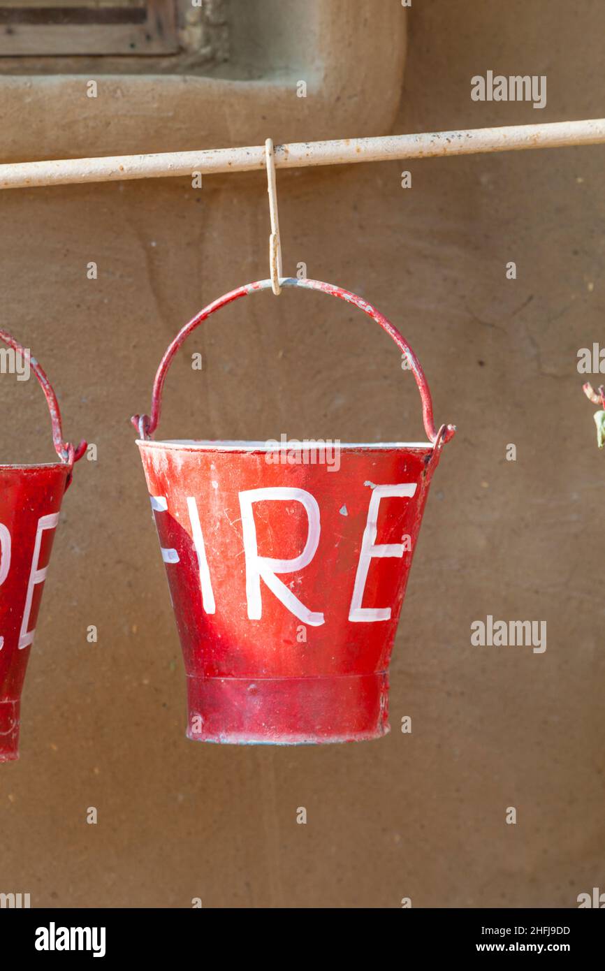 Petrol station fire bucket hi-res stock photography and images - Alamy