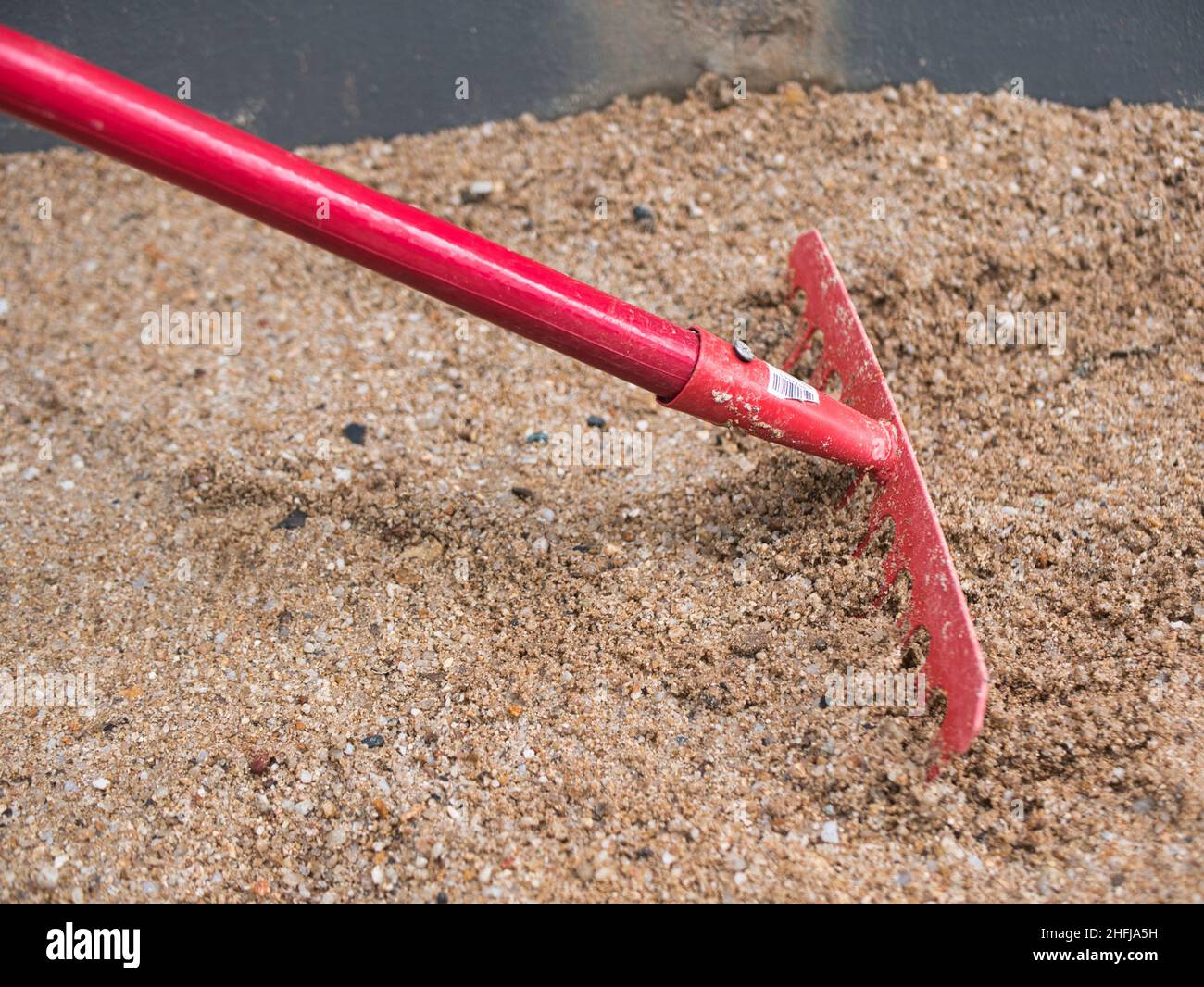 Raking sand hi-res stock photography and images - Alamy