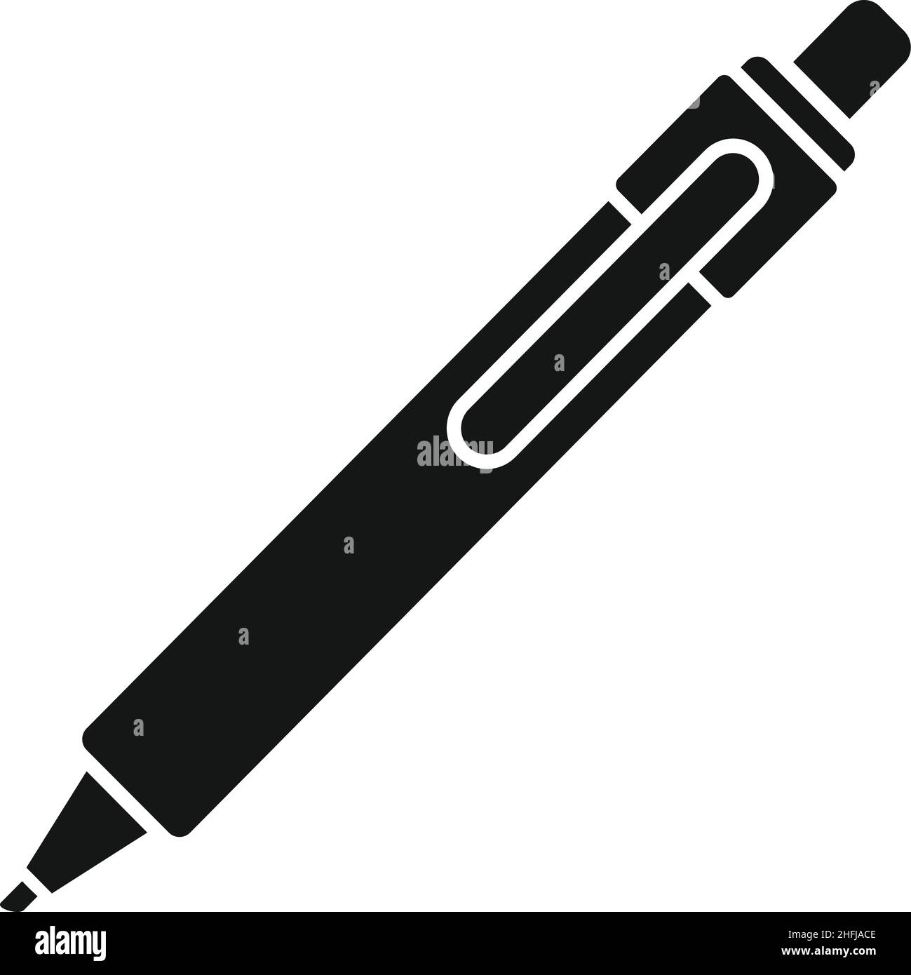 Ink marker icon simple vector. Signature pen. Write marker Stock Vector ...