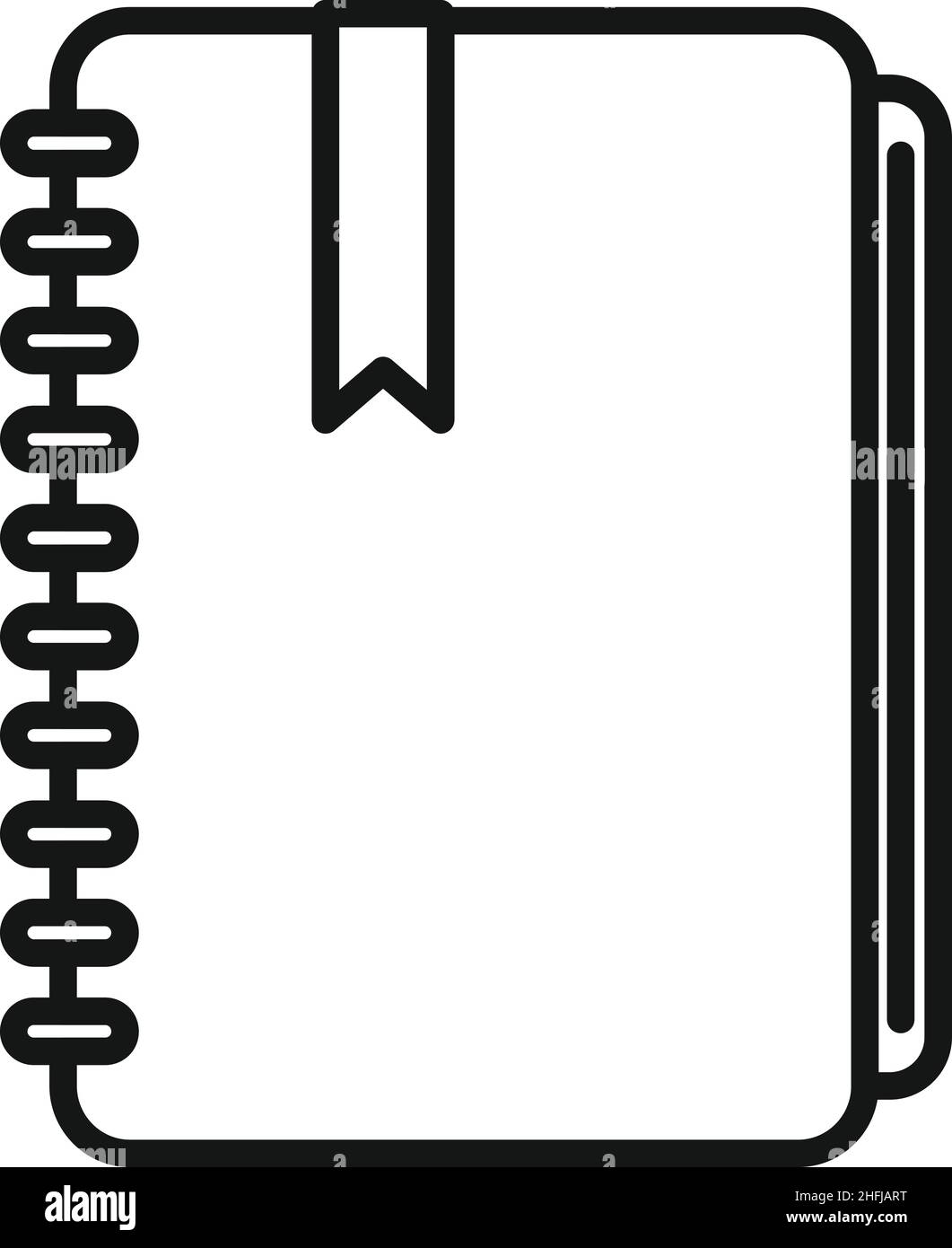 Calligraphy notebook icon outline vector. Nib pen. Writing pencil Stock ...