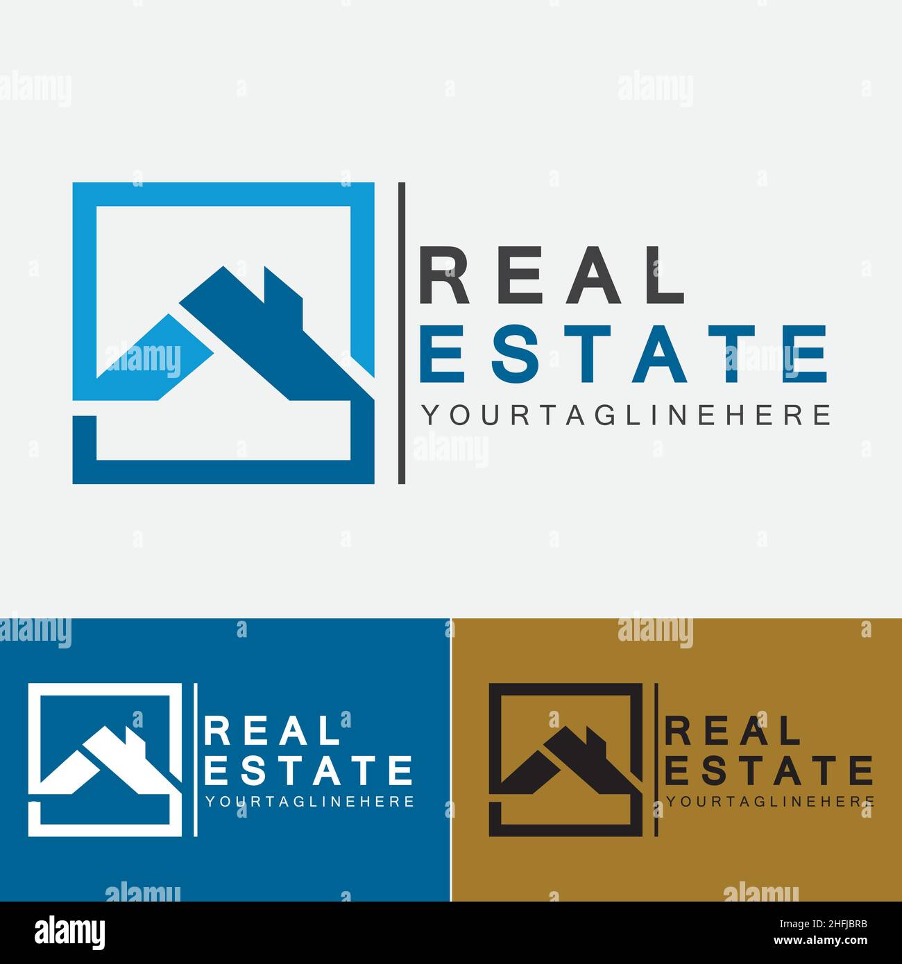 Real Estate Business Logo Template, Building, Property Development, and ...