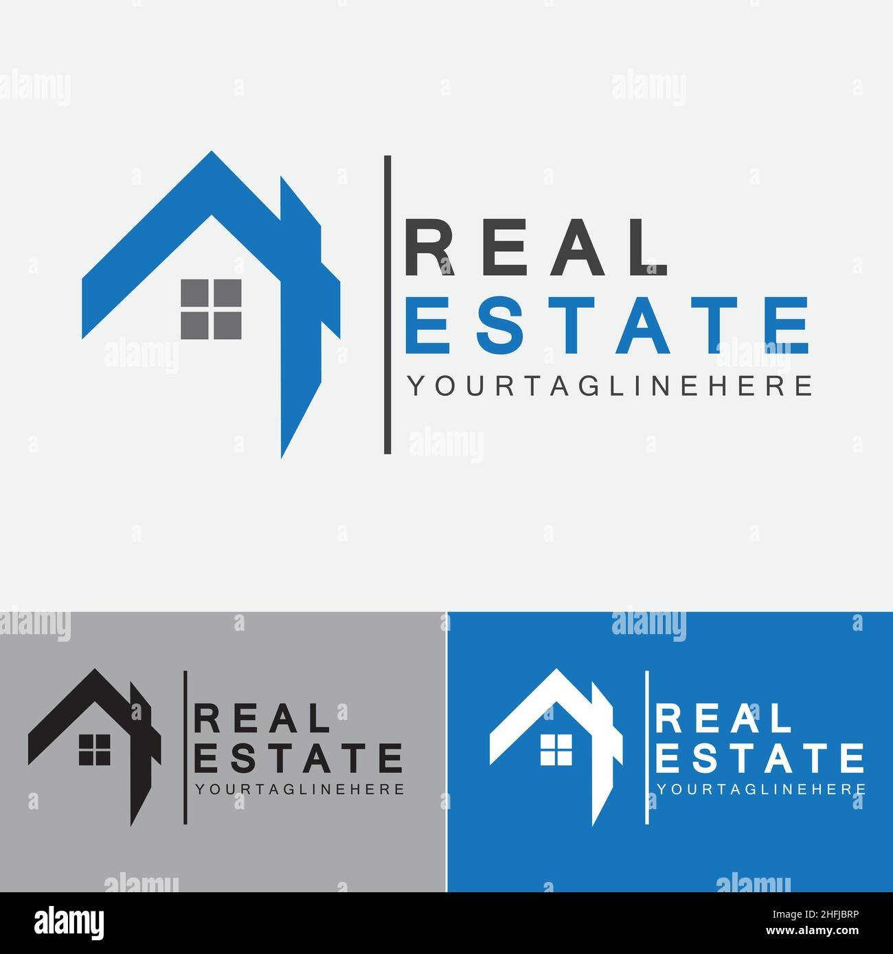 Real Estate Business Logo Template, Building, Property Development, and ...