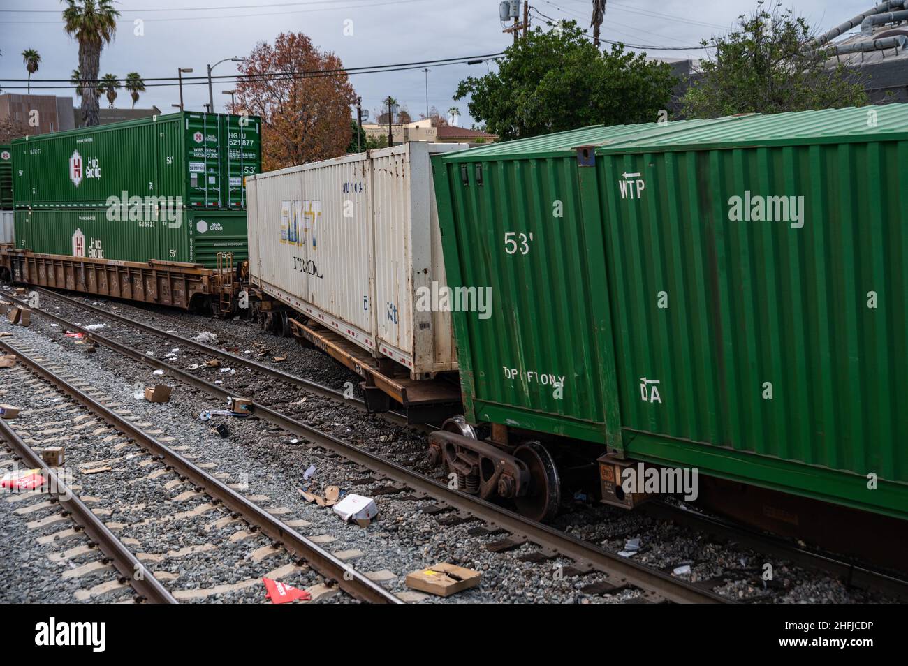 Los Angeles, California, USA. 15th Jan, 2022. Train owned by Union ...