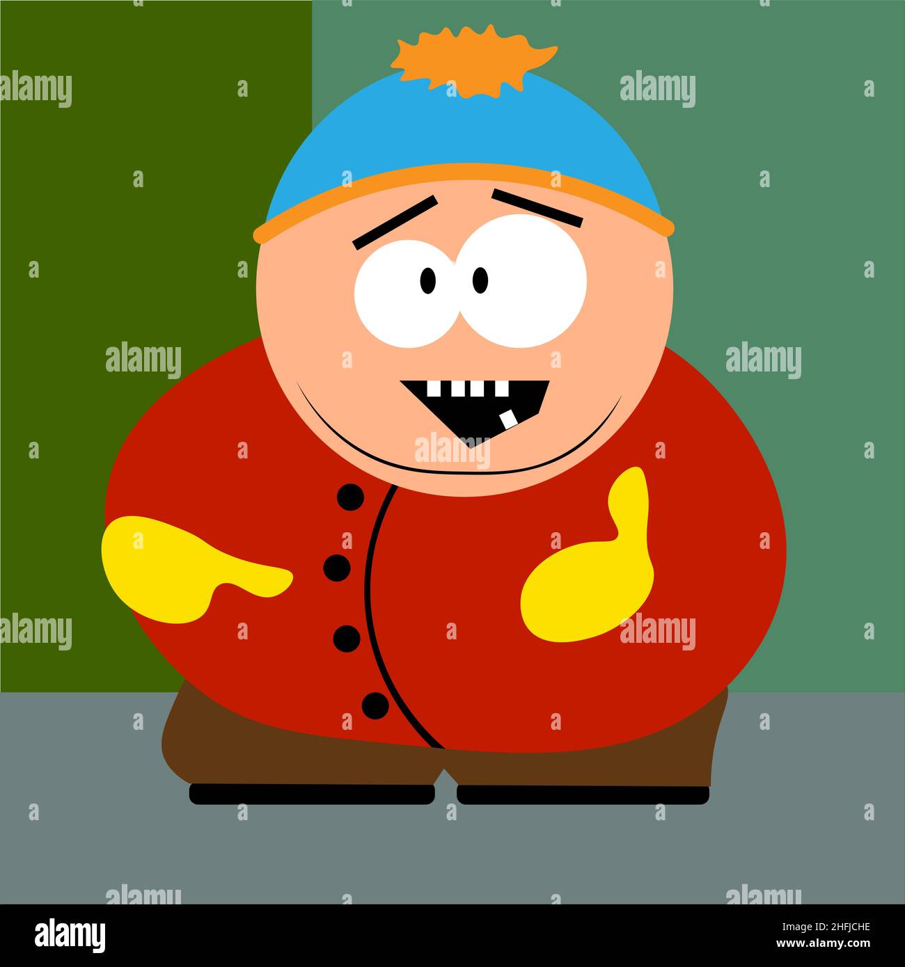 minimal cartoon character logo on a colored background or sticker 1 ...