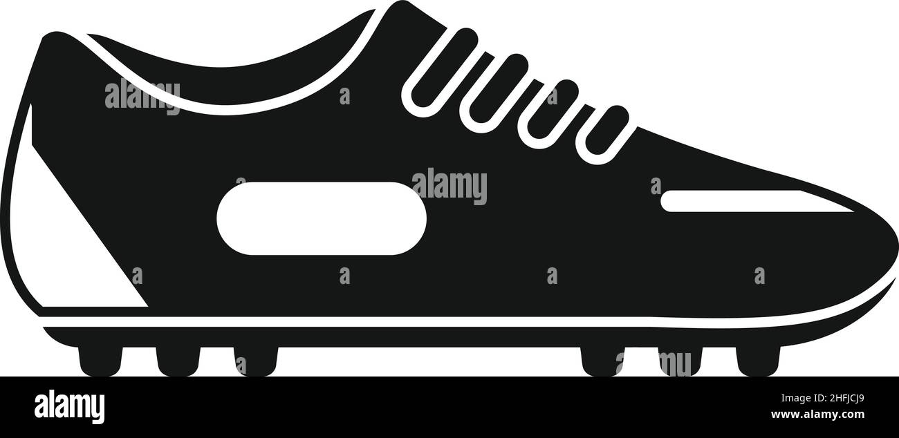 Football shoe icon simple vector. Sport pair. Running spikes Stock ...