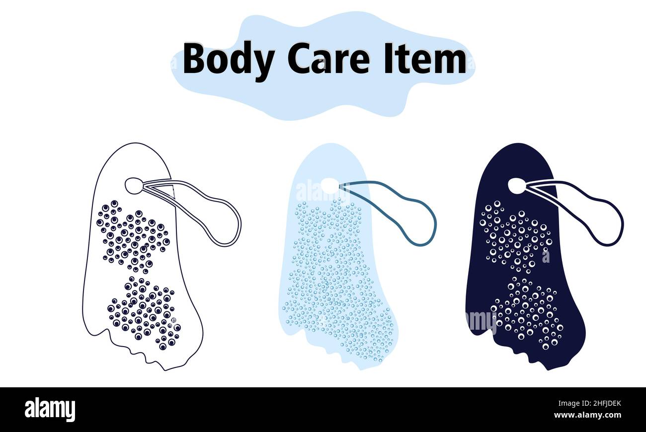 Pumice stone for feet and removal of keratinized skin from the feet ...