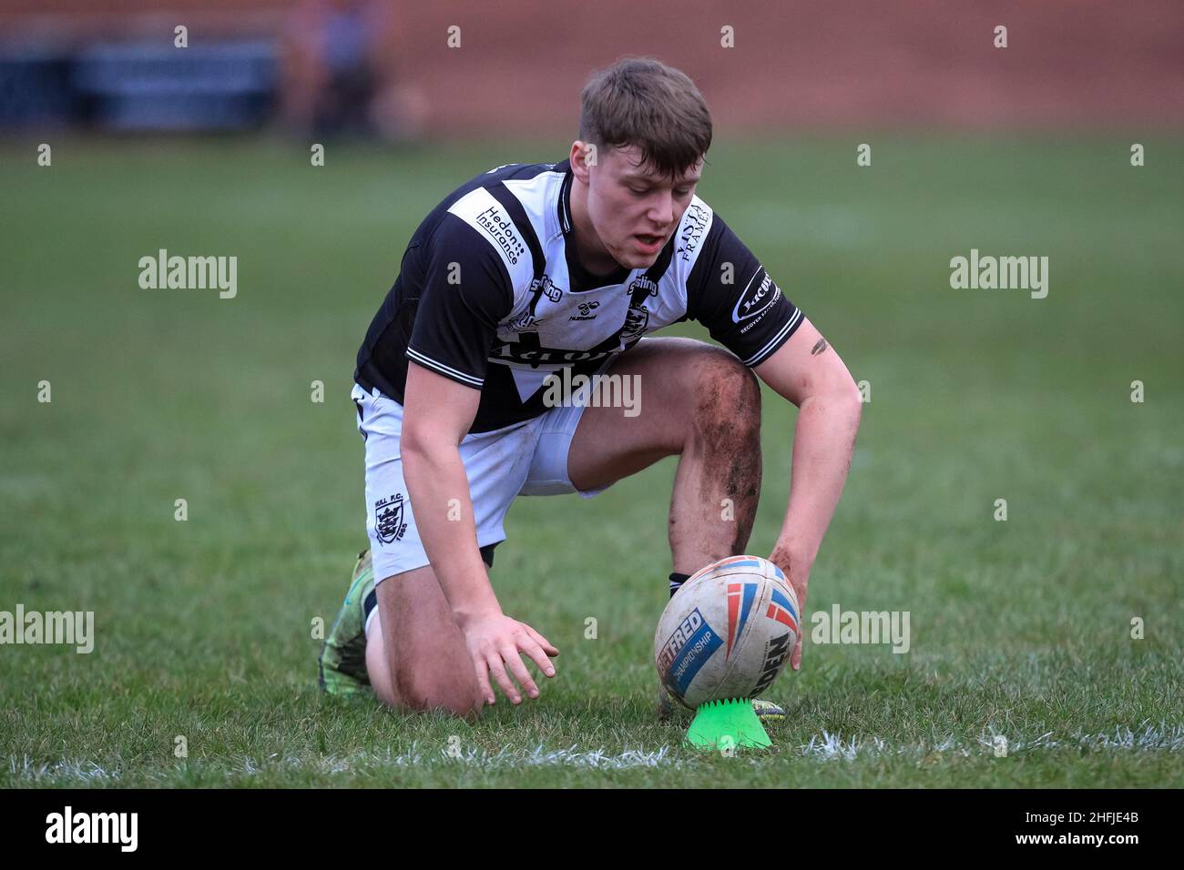 Callum Rutland of Hull FC on kicking duties Stock Photo - Alamy