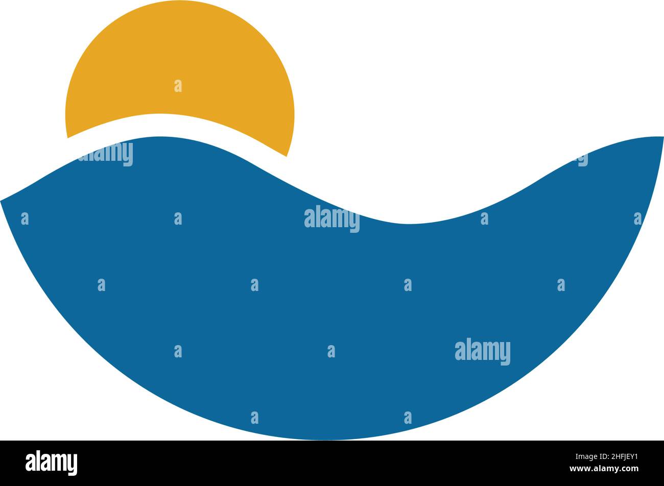 Wave icon logo design inspiration vector template Stock Vector Image ...