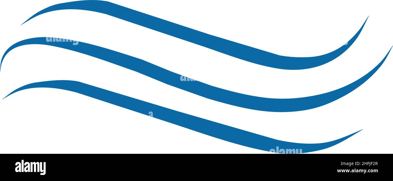 Wave icon logo design inspiration vector template Stock Vector Image ...