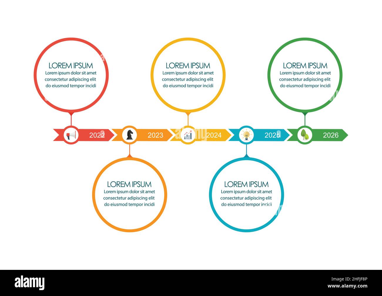 Timeline diagram infographic. minimal design vector illustration Stock ...