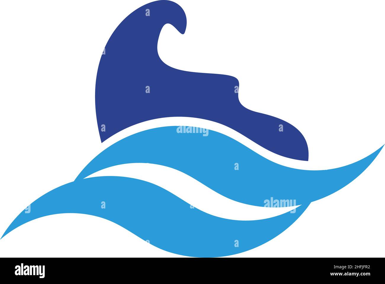 Wave icon logo design inspiration vector template Stock Vector Image ...