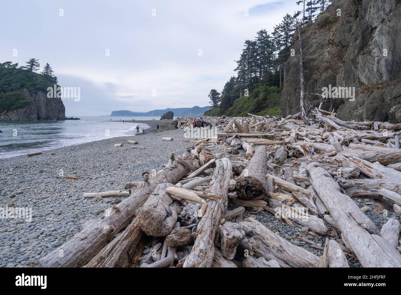 Ruby Beach is the northernmost of the southern beaches in the coastal ...