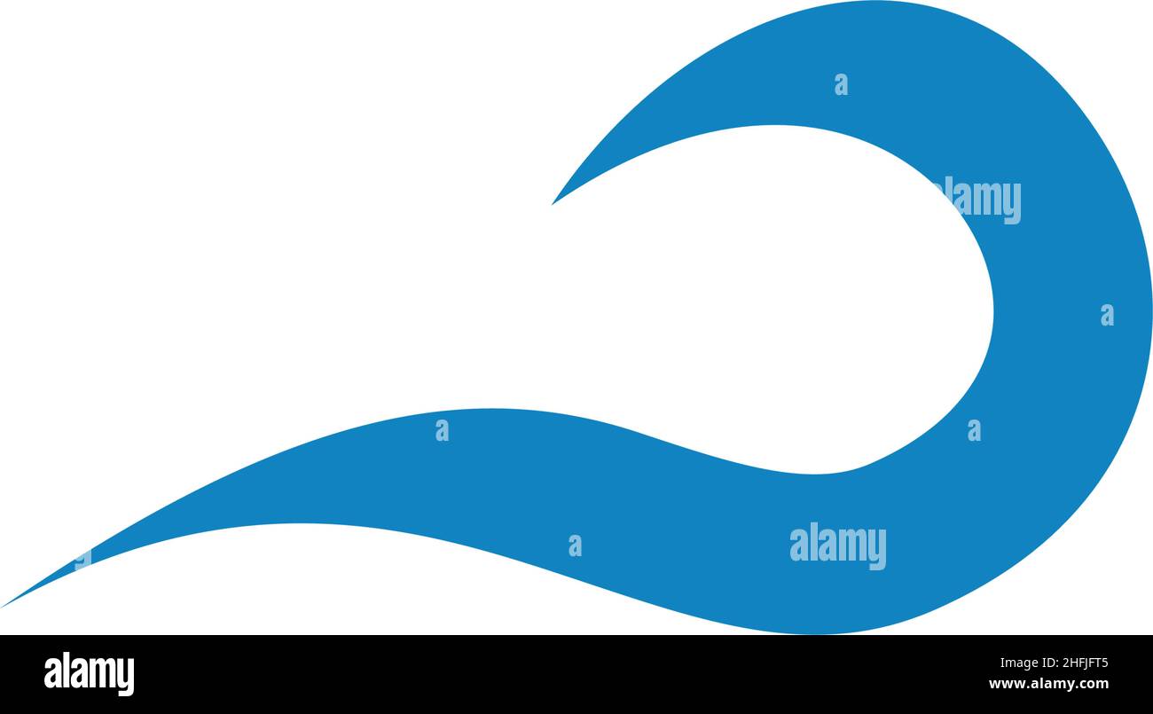 Wave icon logo design inspiration vector template Stock Vector Image ...