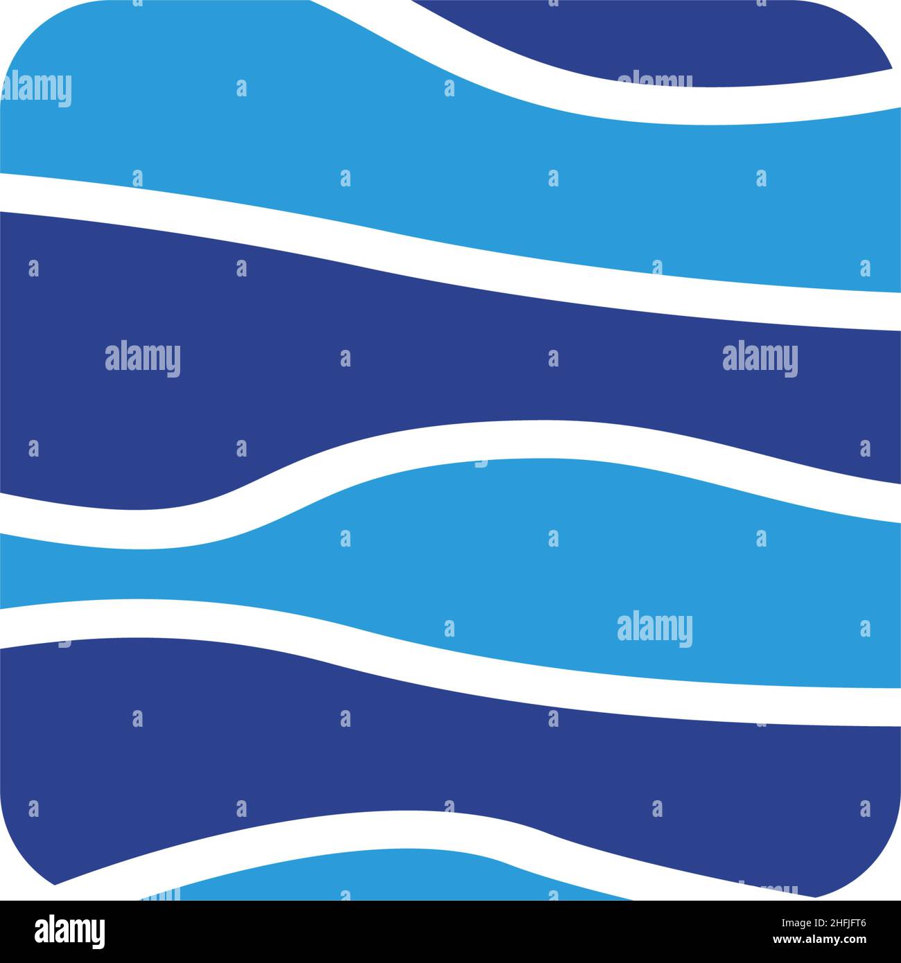 Wave icon logo design inspiration vector template Stock Vector Image ...