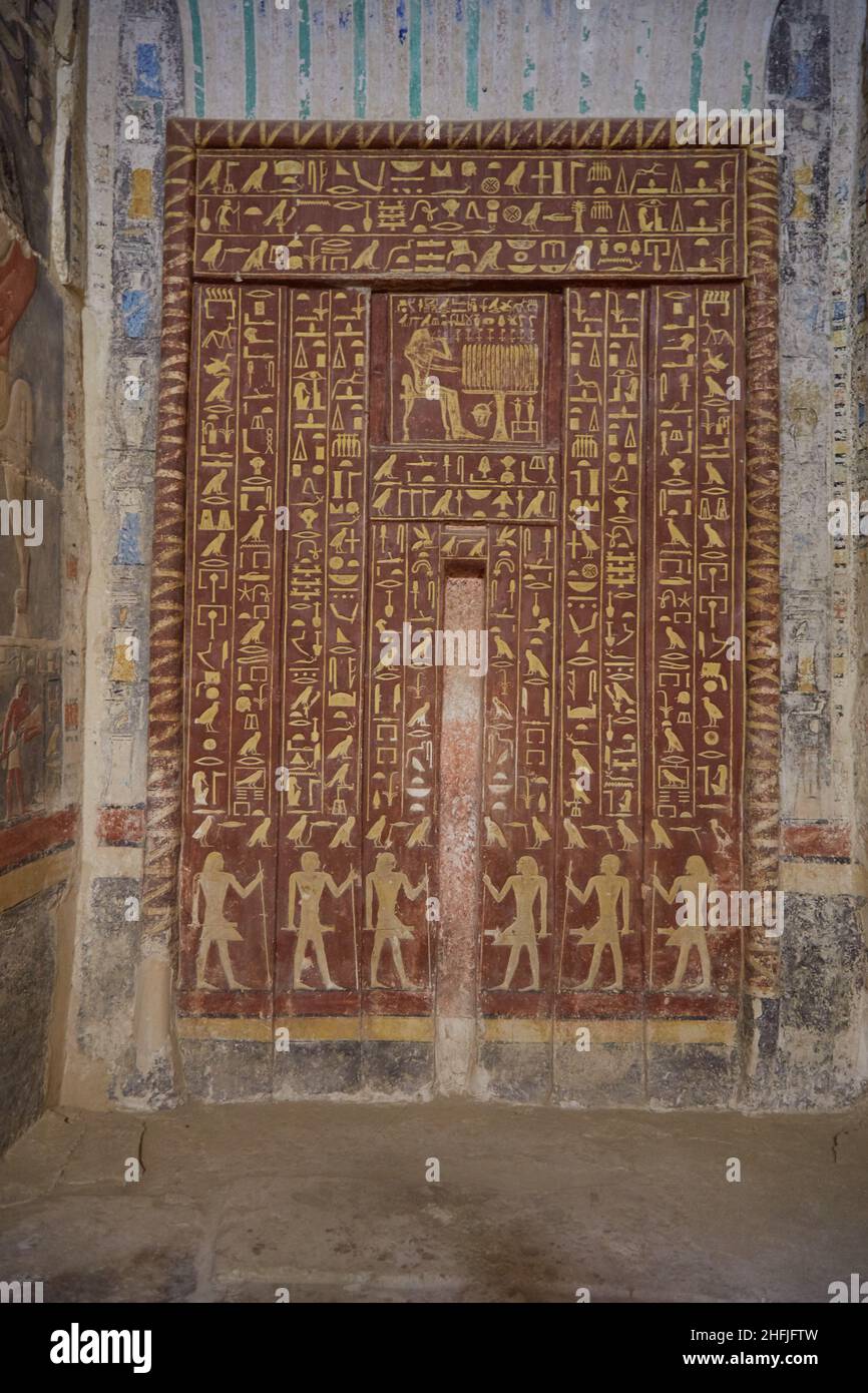Scenes from the Tomb of Mehu, Saqqara, Egypt Stock Photo - Alamy
