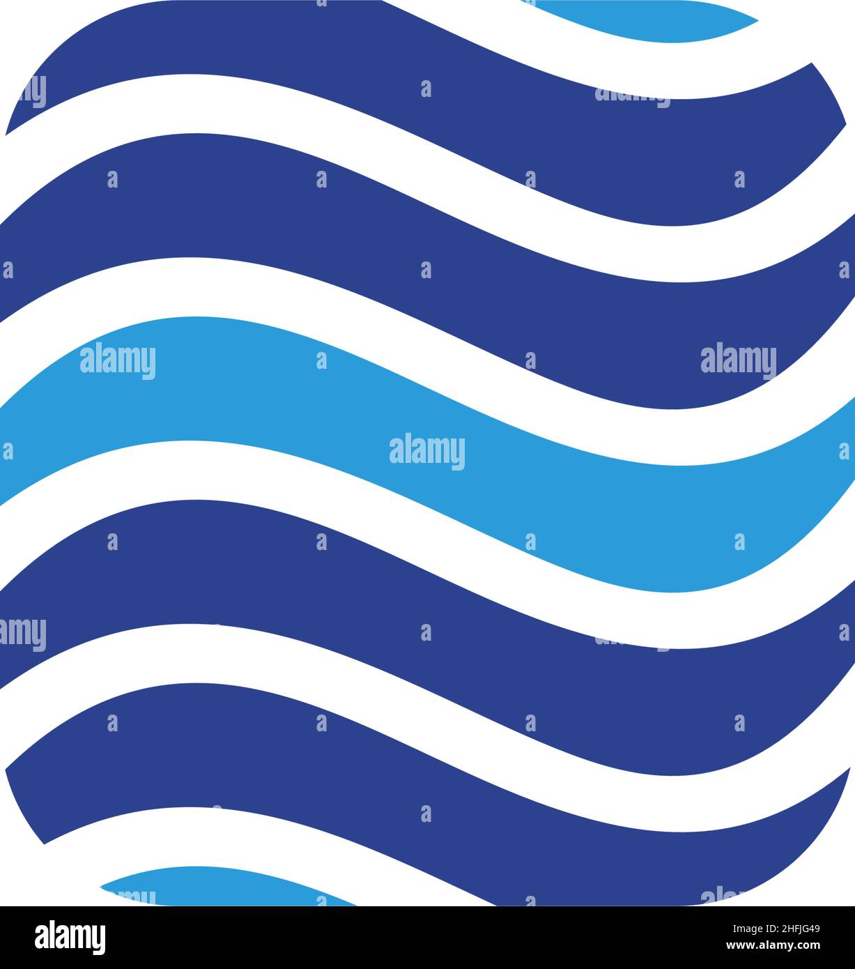 Wave icon logo design inspiration vector template Stock Vector Image ...