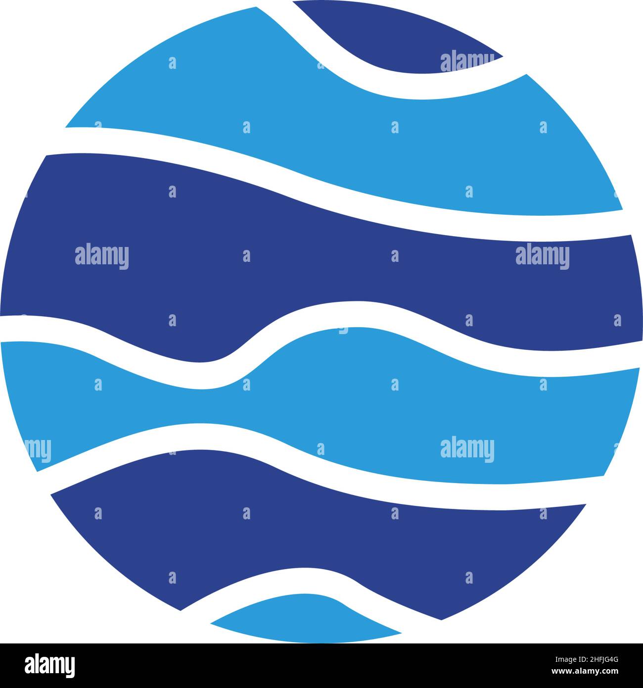 Wave icon logo design inspiration vector template Stock Vector Image ...