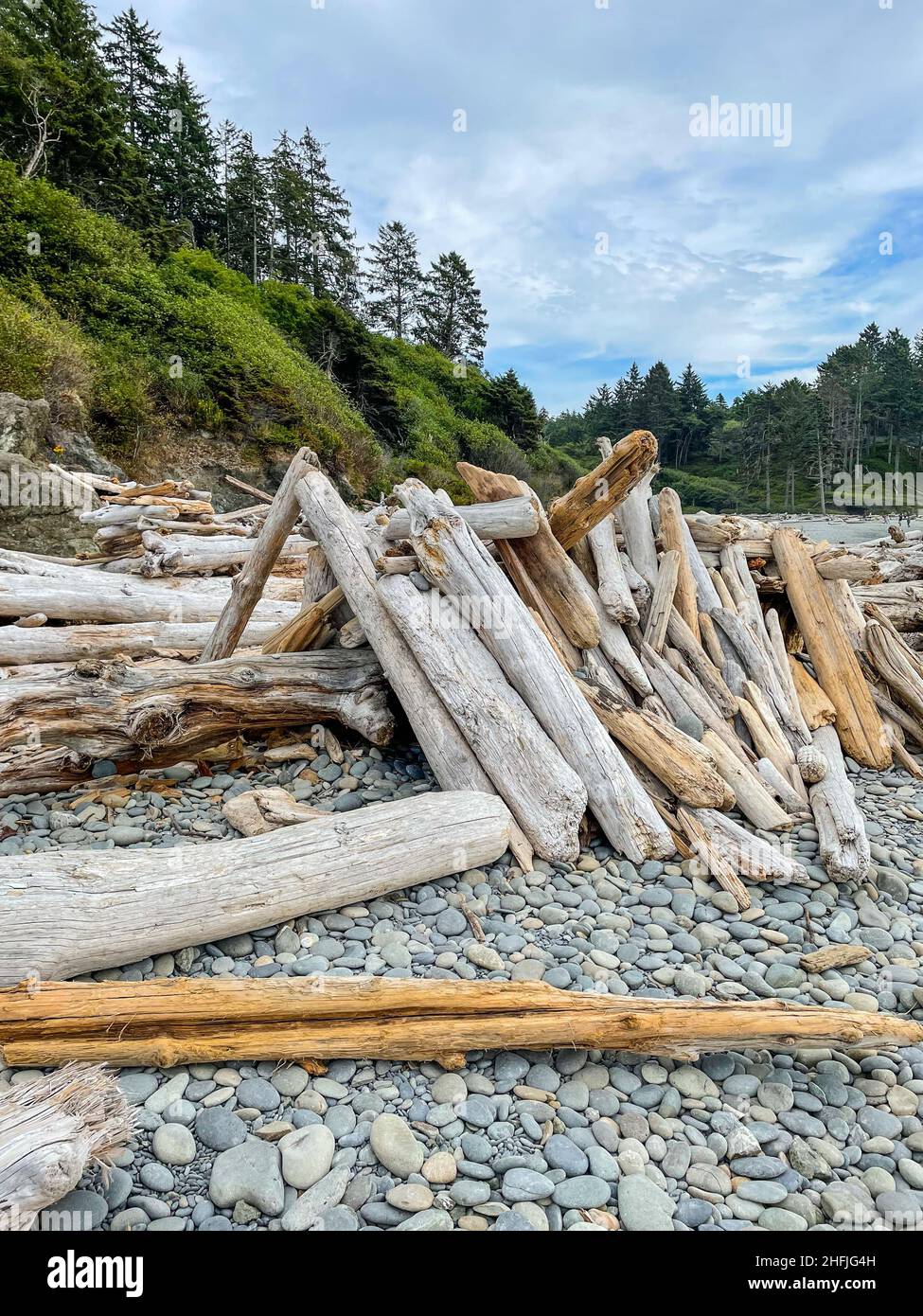 Ruby Beach is the northernmost of the southern beaches in the coastal ...