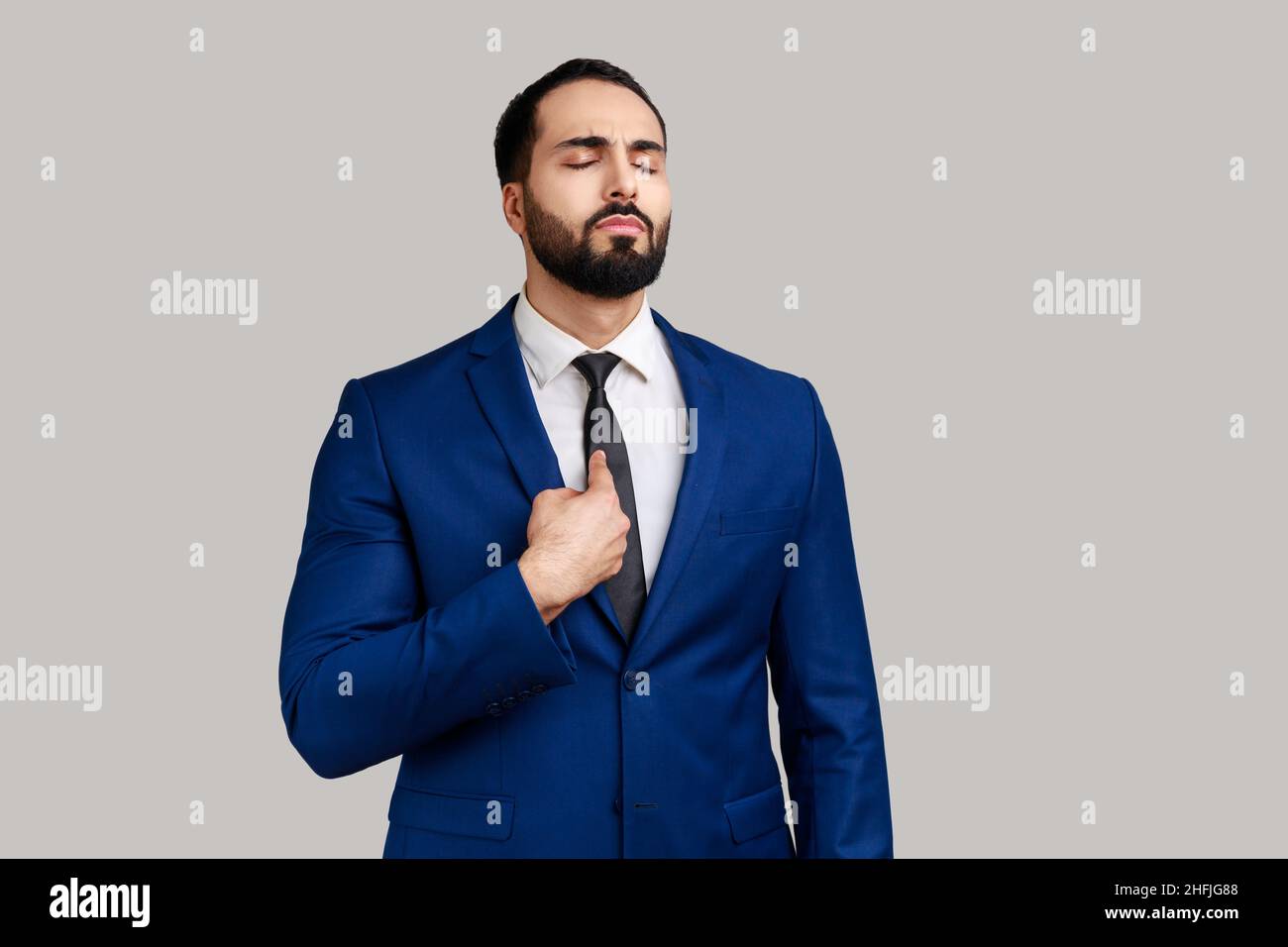 Haughty man hi-res stock photography and images - Alamy