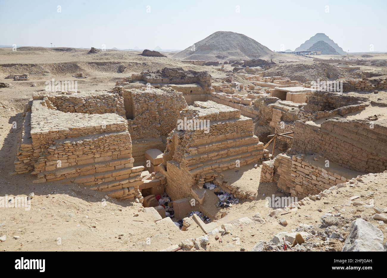 Tombs belonging to queens from the reign of Teti Stock Photo - Alamy