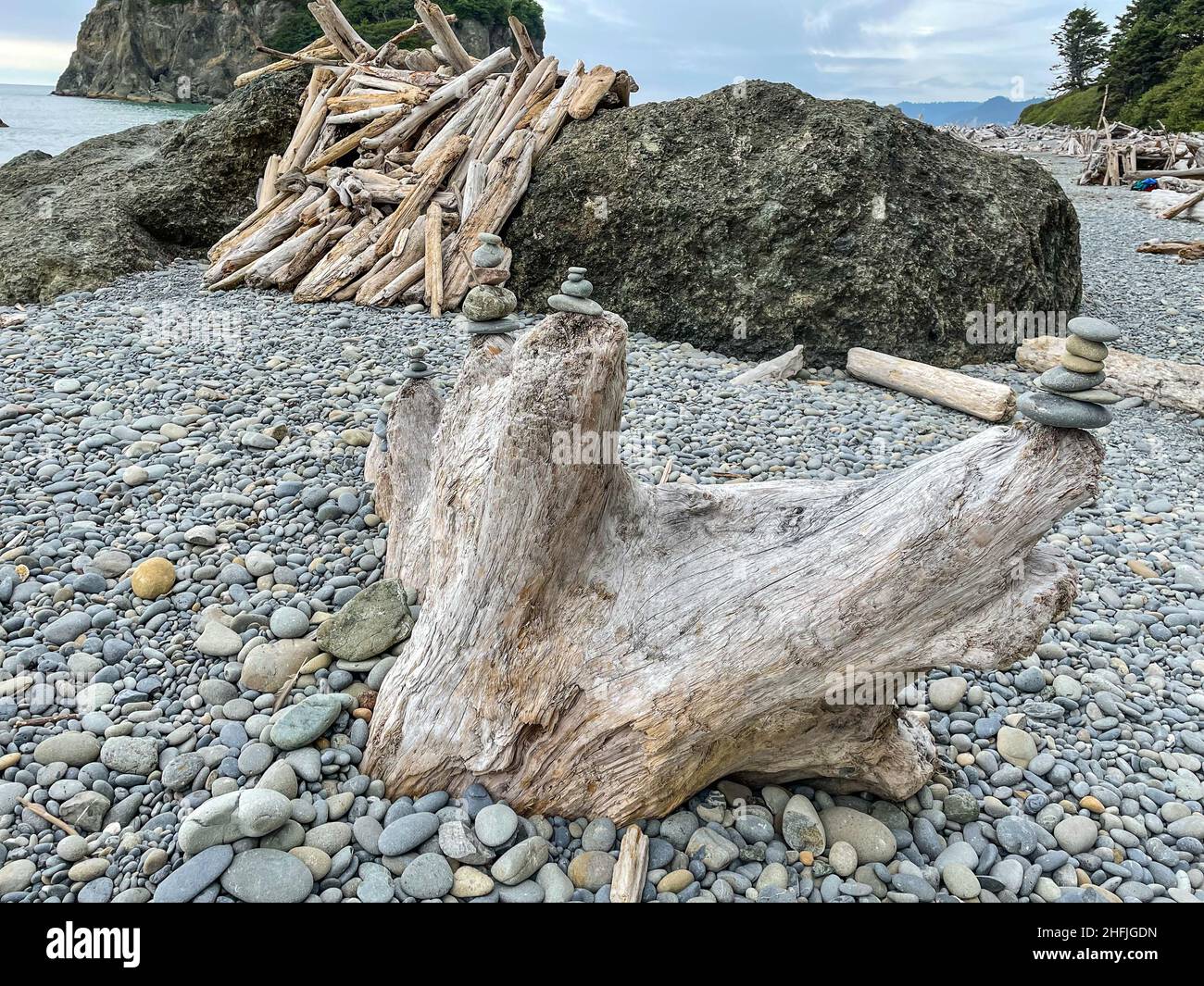 Ruby Beach is the northernmost of the southern beaches in the coastal ...
