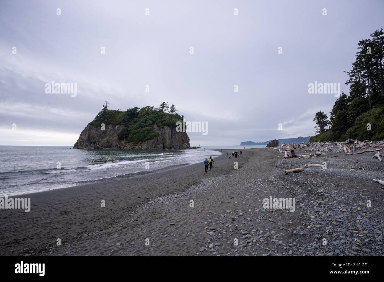 Ruby Beach is the northernmost of the southern beaches in the coastal ...