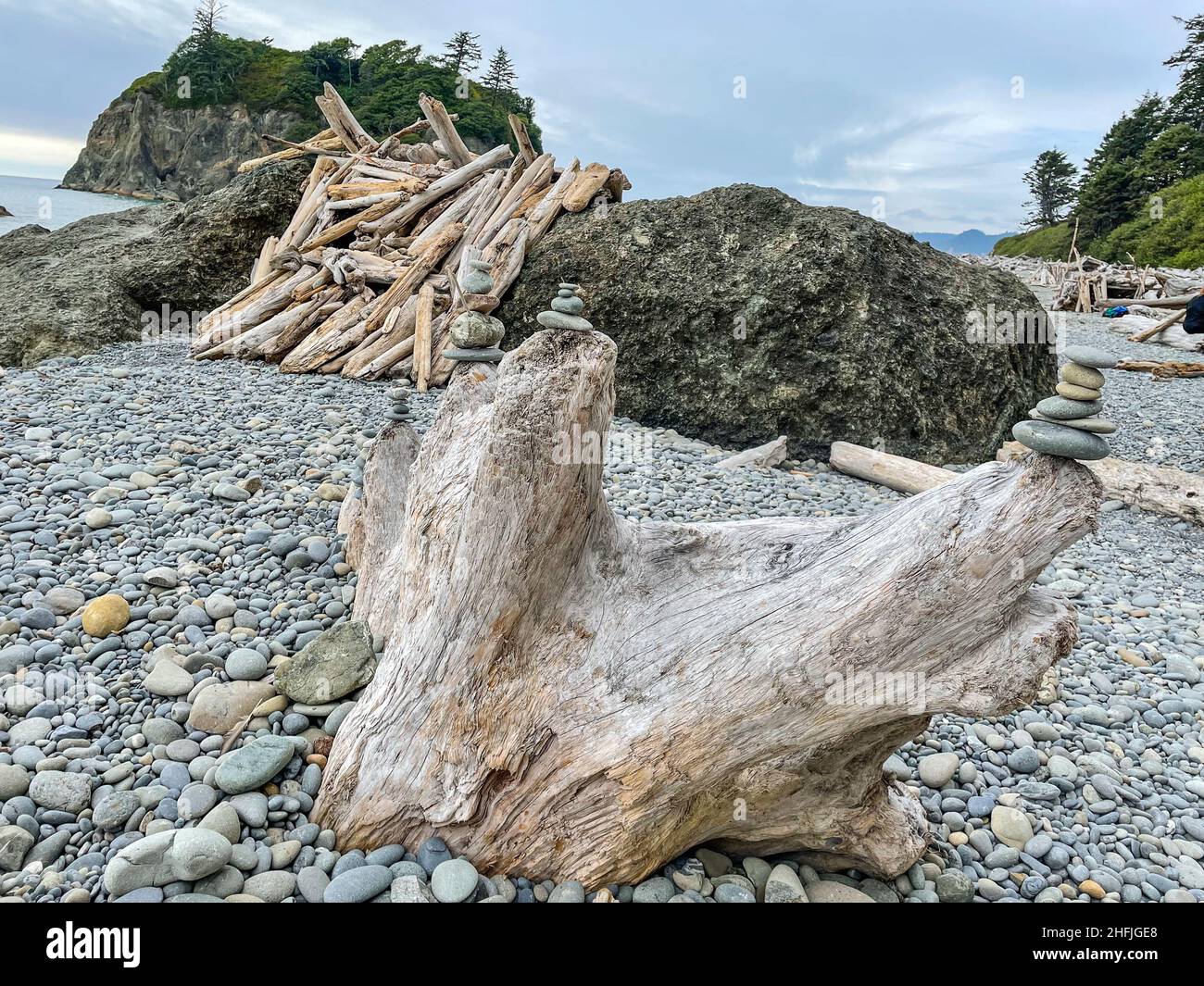 Ruby Beach is the northernmost of the southern beaches in the coastal ...