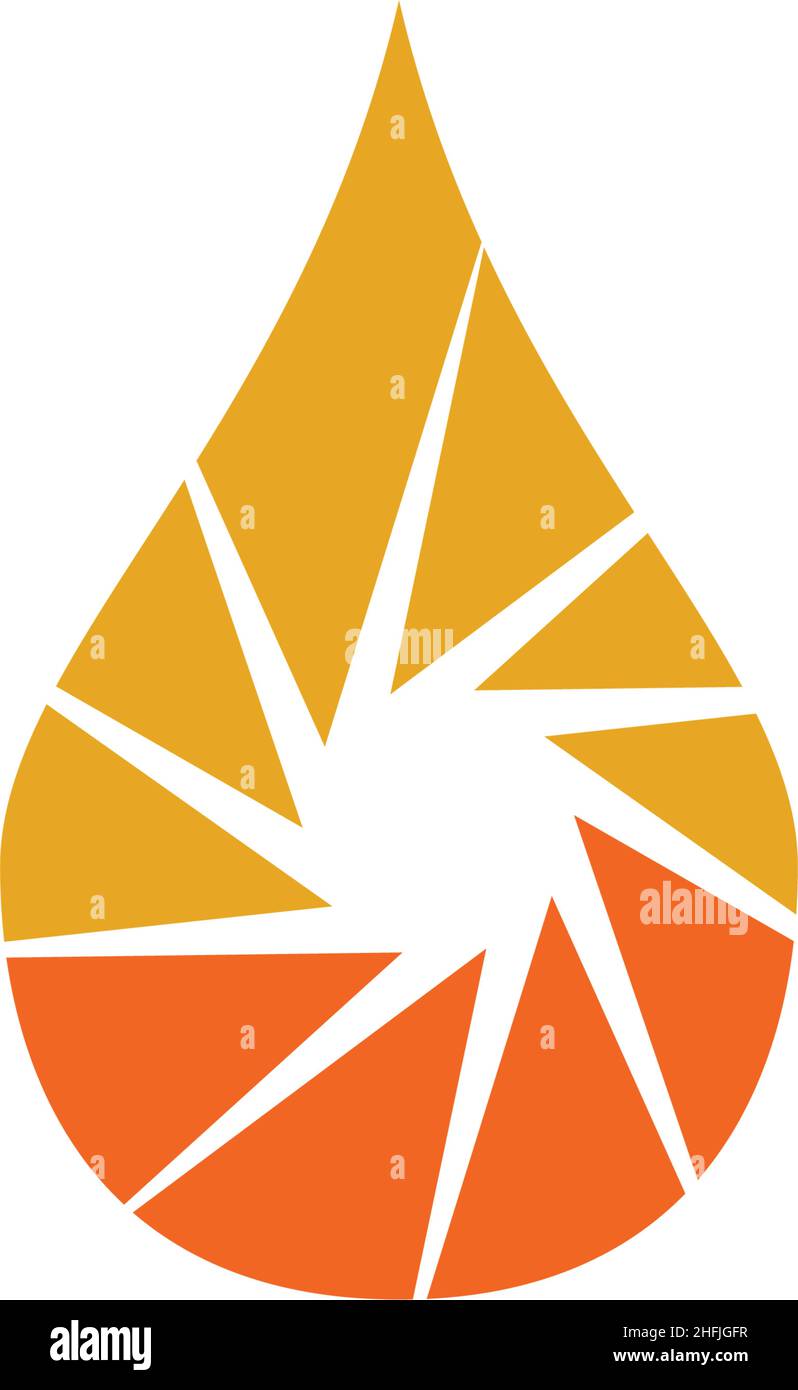 Water drop icon logo design inspiration vector template Stock Vector ...