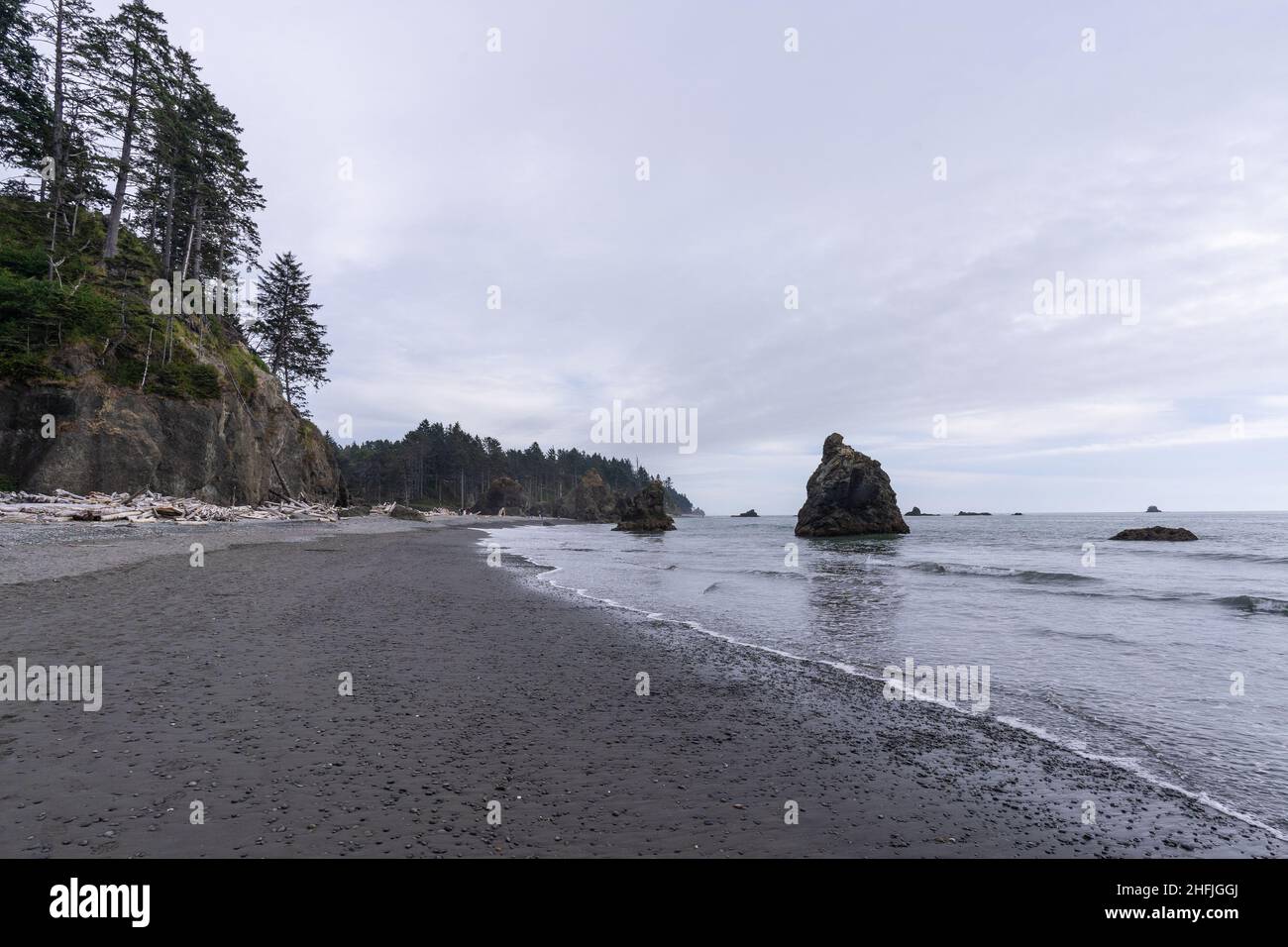 Ruby Beach is the northernmost of the southern beaches in the coastal ...