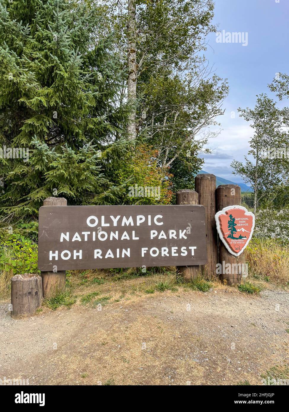 Hoh Rainforest is located on the Olympic Peninsula in the Pacific ...
