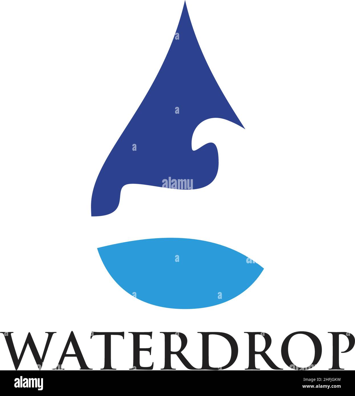 Water drop icon logo design inspiration vector template Stock Vector ...